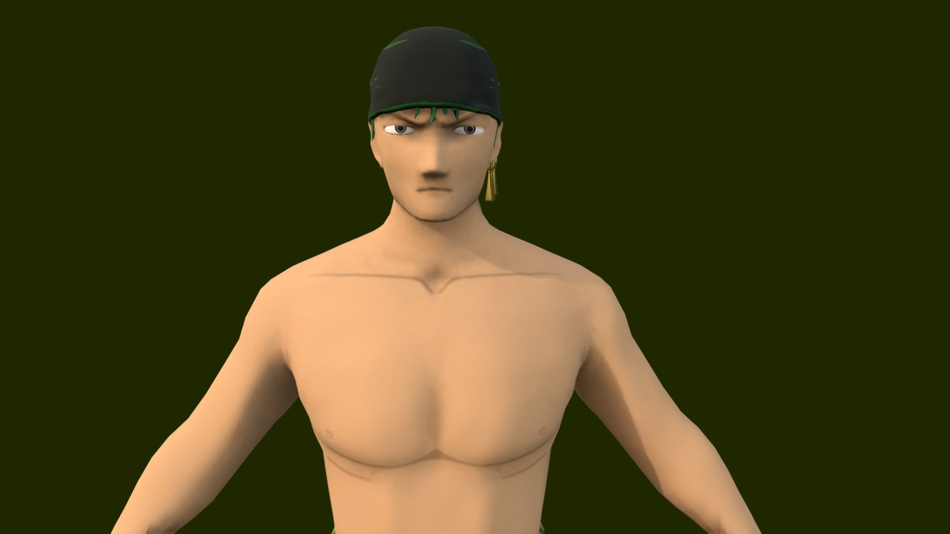 Zoro Roronoa (One Piece) - 3D model by Victoria Monzi (@vmonzi ...