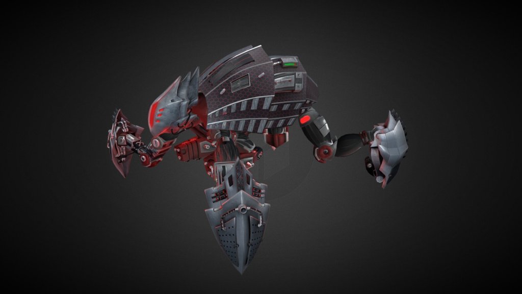 Transformable Robot: Default state - 3D model by JorgeOliva [a0db8af ...
