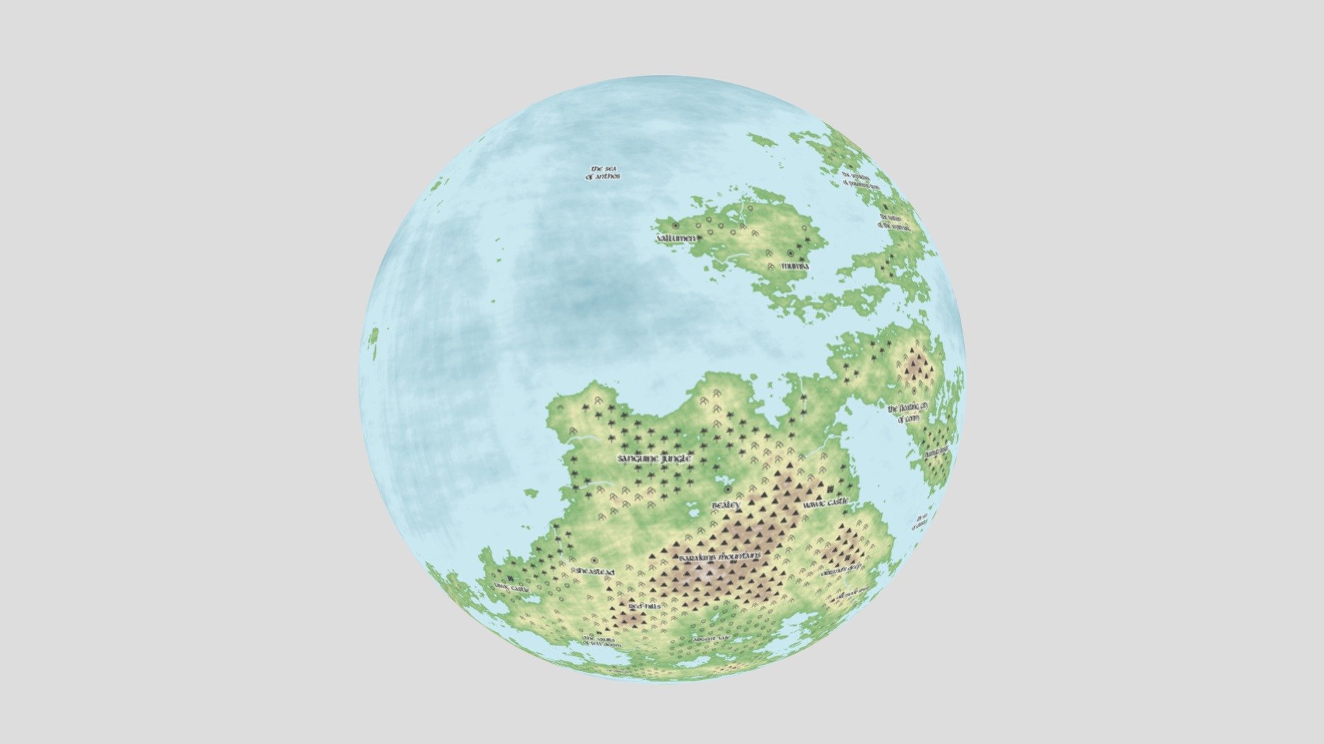 Planet Indra - 3D model by tenONmoon [a0dcace] - Sketchfab