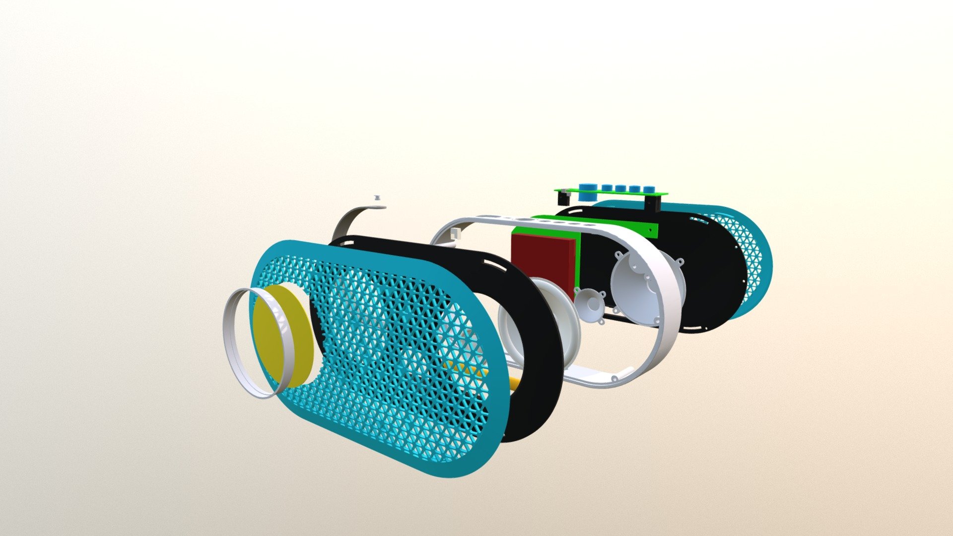 Radio design - 3D model by manu_salazar [a0e0889] - Sketchfab