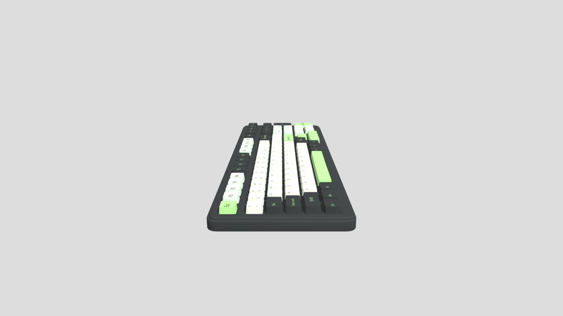Aula F99 keyboard - 3D model by mesmeric [a0e0c5f] - Sketchfab