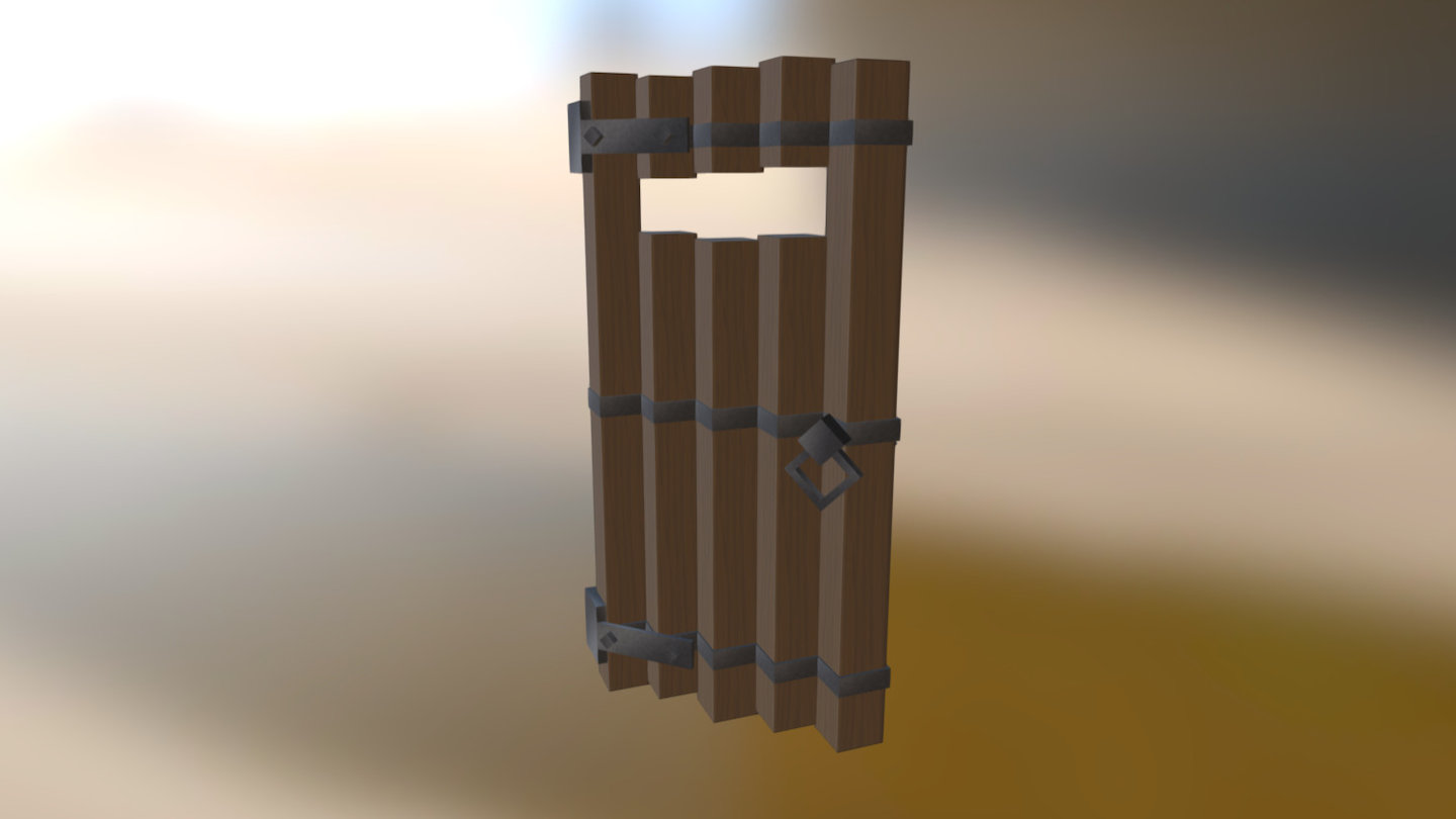 spruce_door - 3D model by o128 [a0e0d99] - Sketchfab