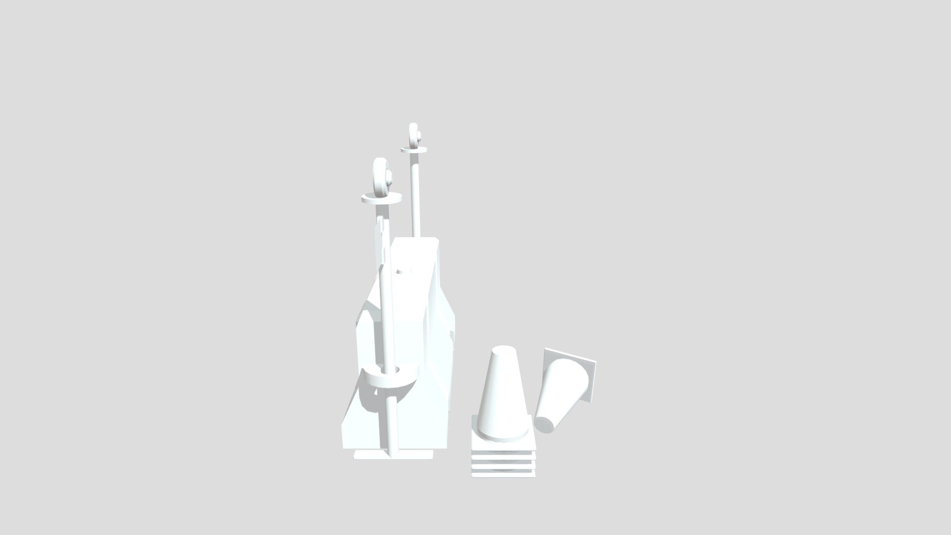 Road Works - Download Free 3D model by lachiebear117 [a0e0d9b] - Sketchfab