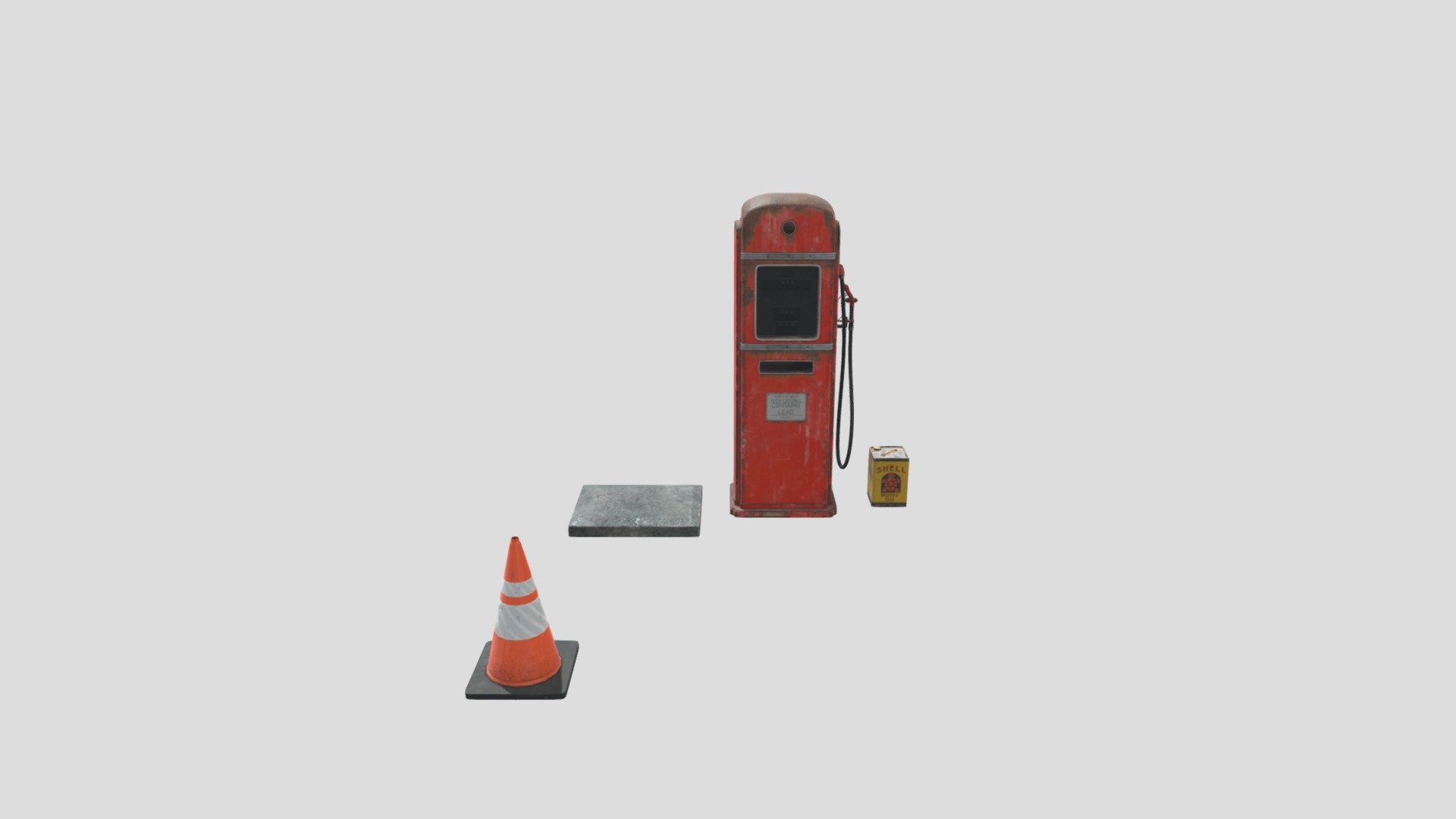Gas Station Props Test - 3D model by Cobernicus [a0e1c98] - Sketchfab