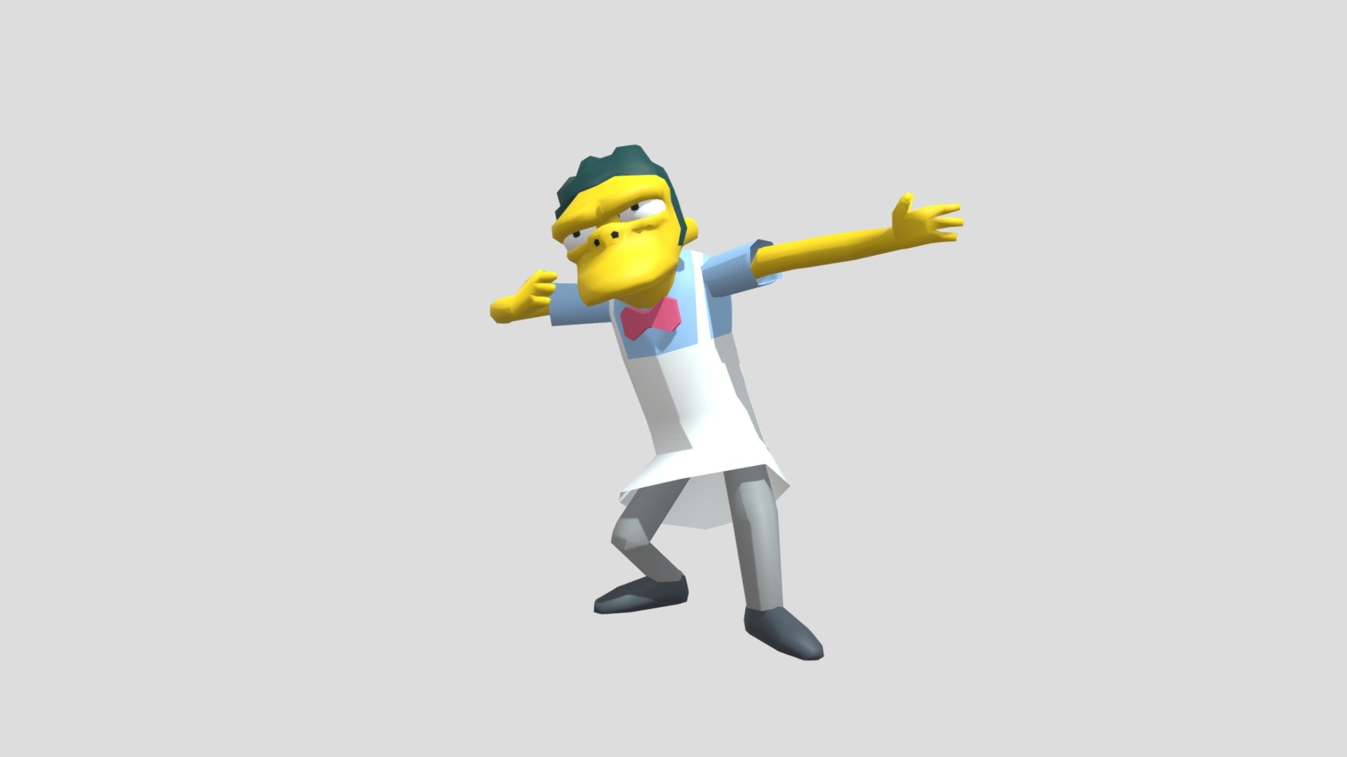 moe Pointing Gesture (simpsons) - Download Free 3D model by vicente ...