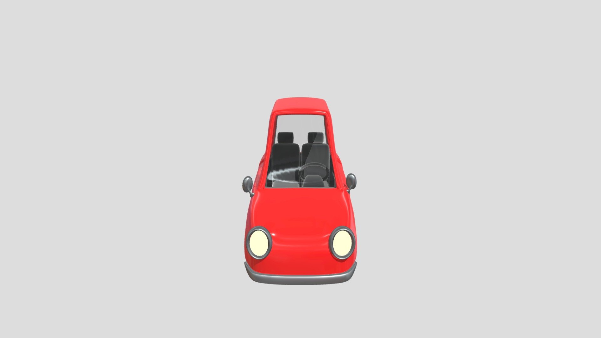 Cartoon Car modeled with sub-d - 3D model by maccerboi [a0e4386 ...
