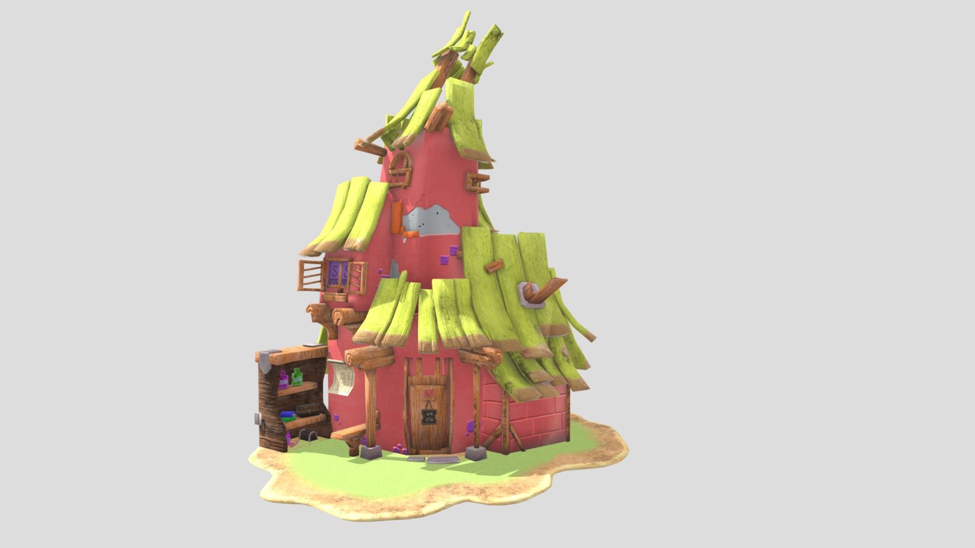 PBR Cartoon Carbin - 3D model by Meiye666 (@tyk15921125113) [a0e4b11 ...
