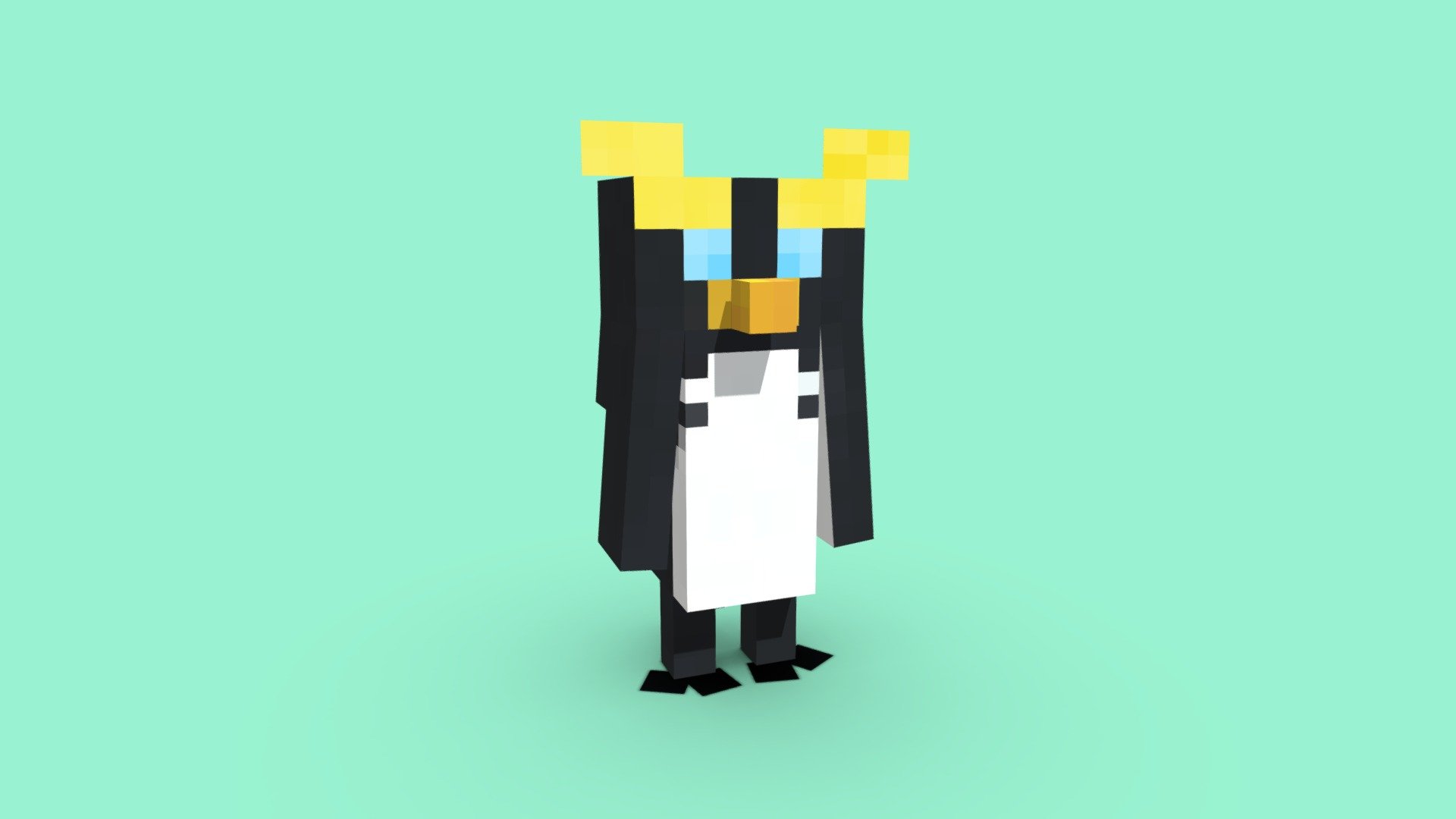 Penguin | Minecraft - 3D model by BonnieSunflower [a0e4df3] - Sketchfab