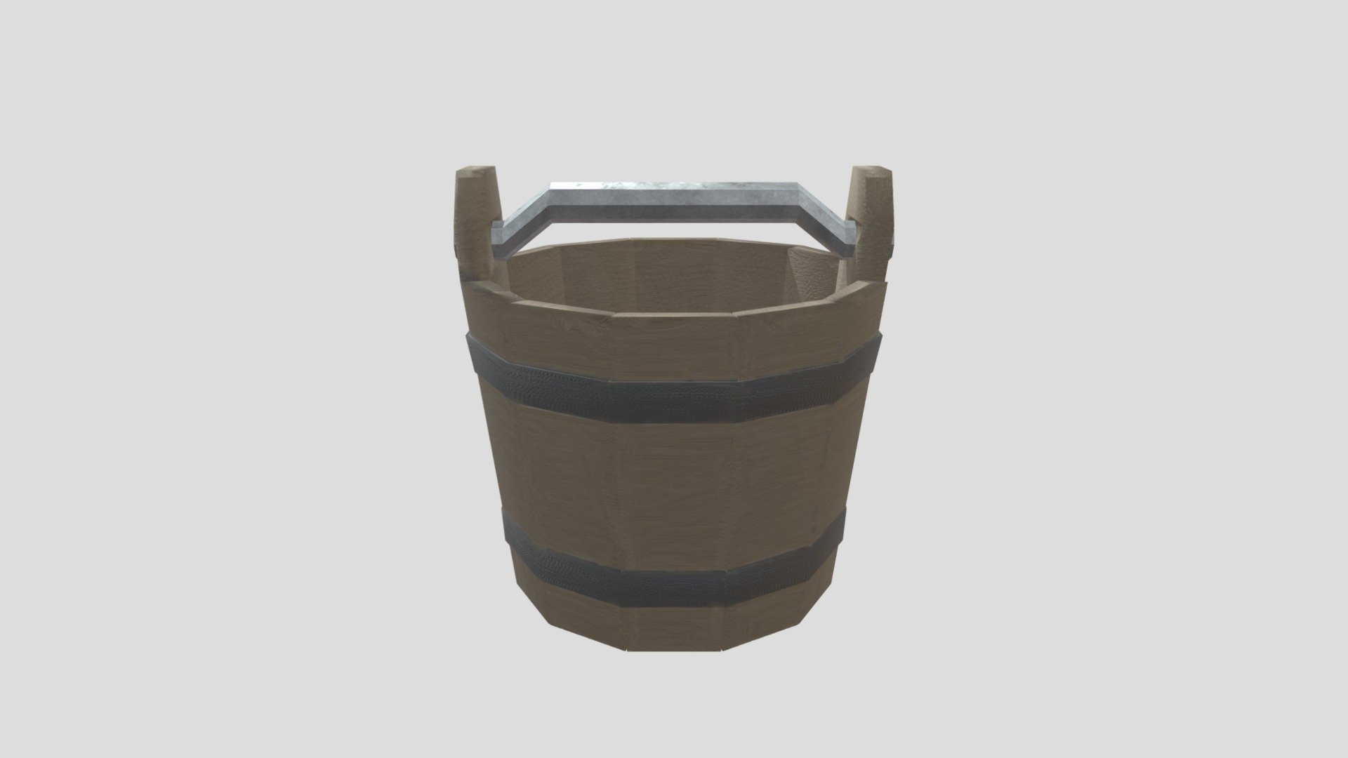 Low poly bucket - Download Free 3D model by njmcmillan04 [a0e587b ...