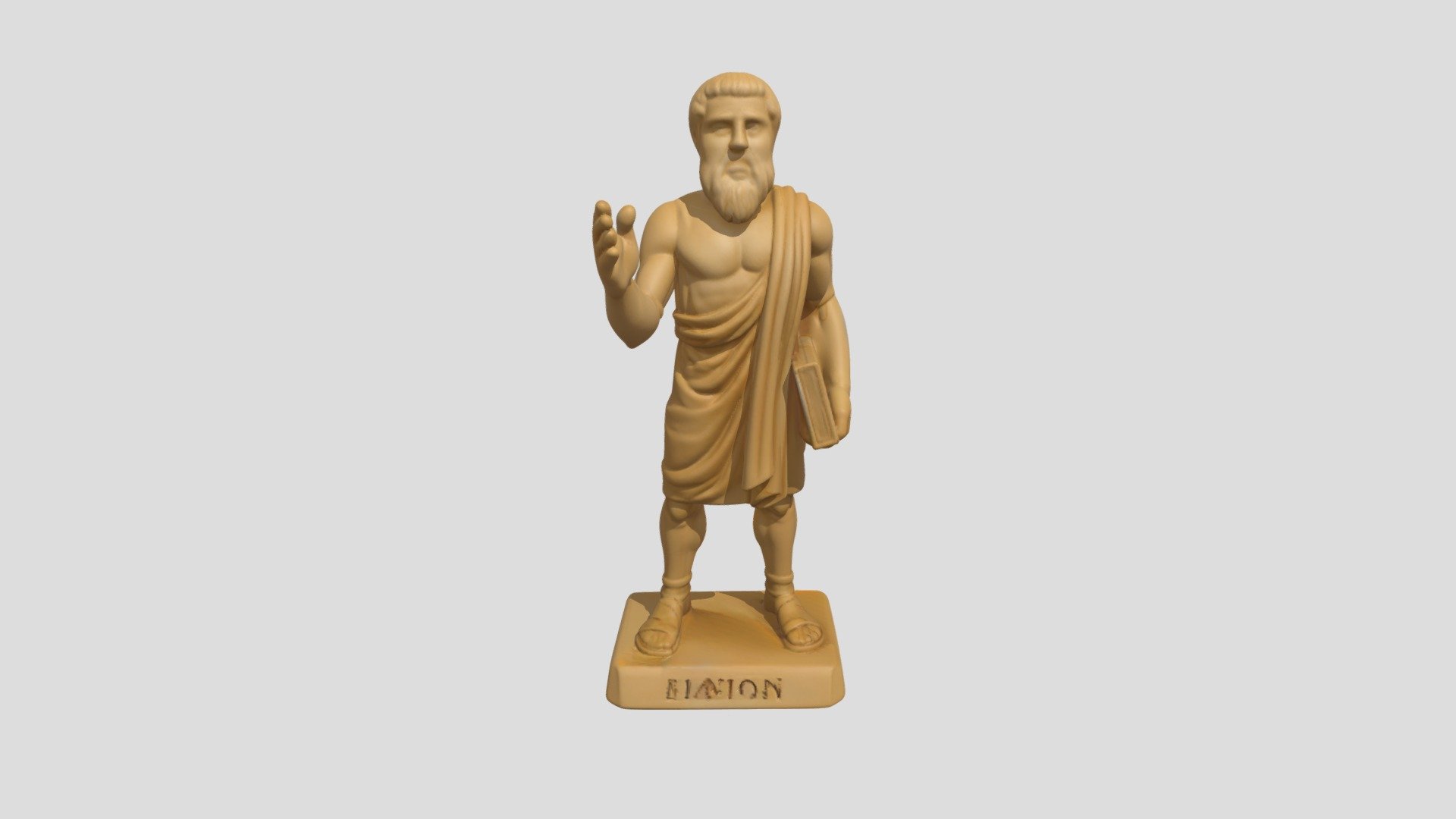 Platón, el discípulo de la justicia ⚖️ - 3D model by Filosofía Al Ruedo ...