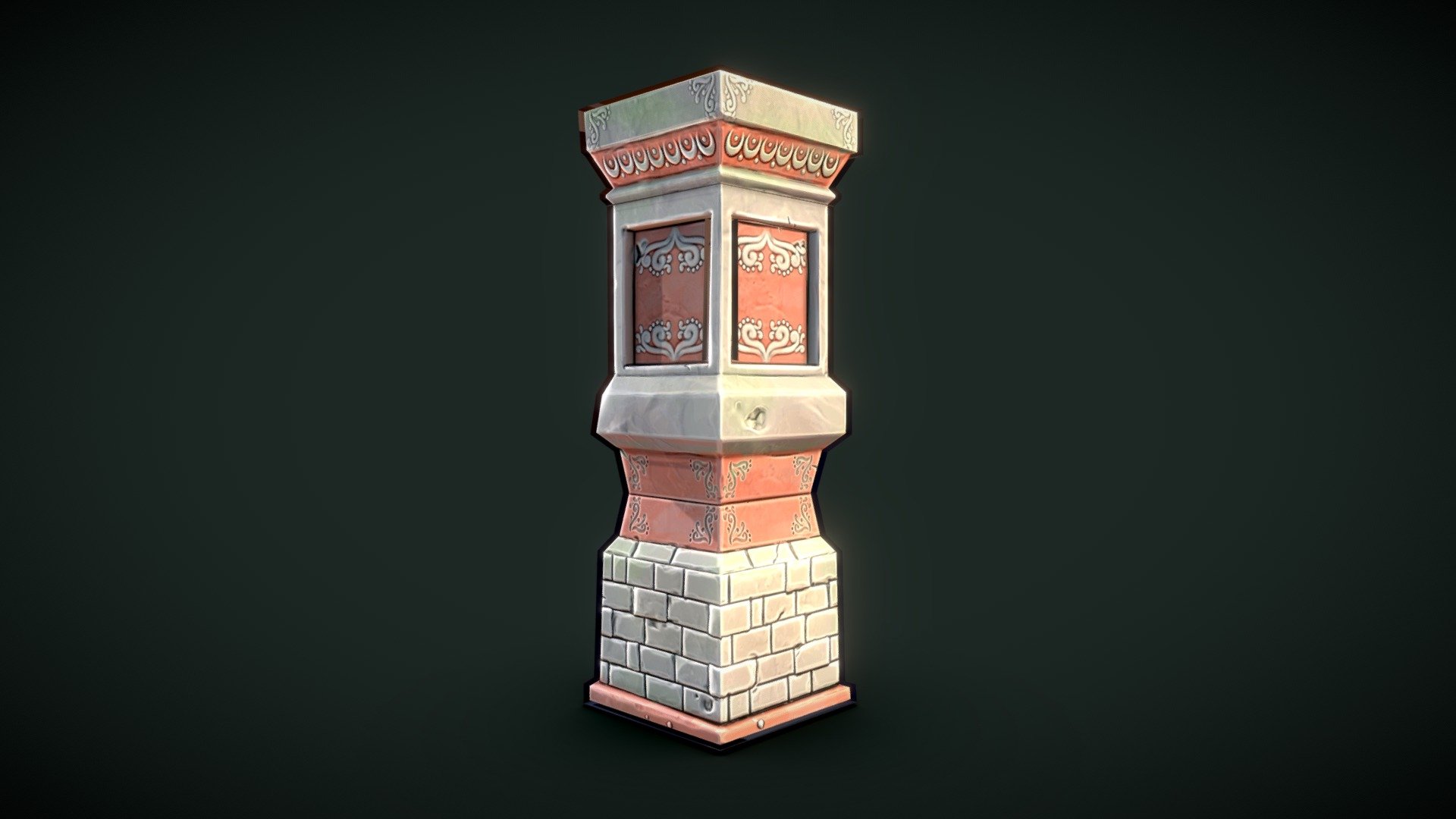Pillar Sketch Fab - 3D model by weewoo2636 [a0e6071] - Sketchfab