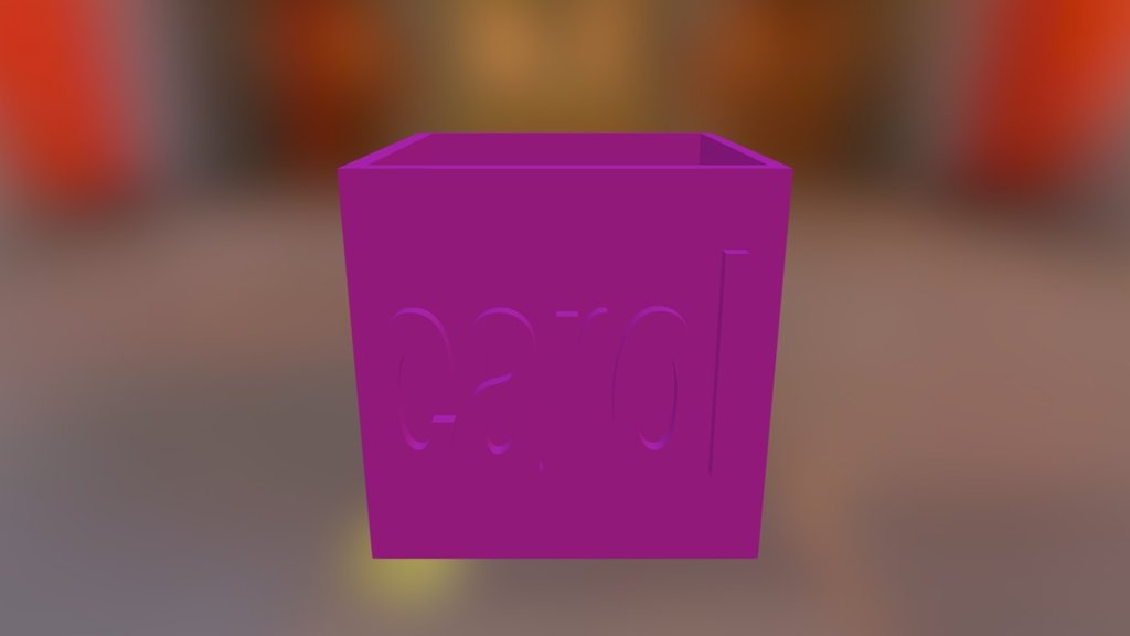Name box - 3D model by pixelacademy [a0e67f5] - Sketchfab