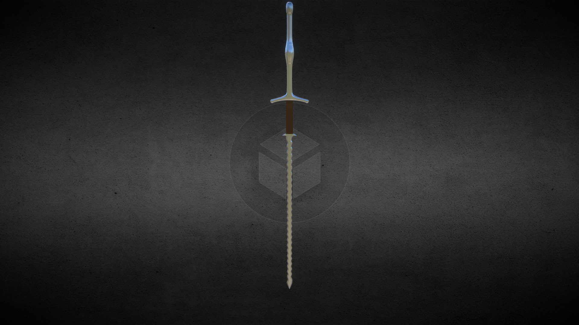 Flamberge (flame-bladed sword) - Download Free 3D model by KrStolorz ...