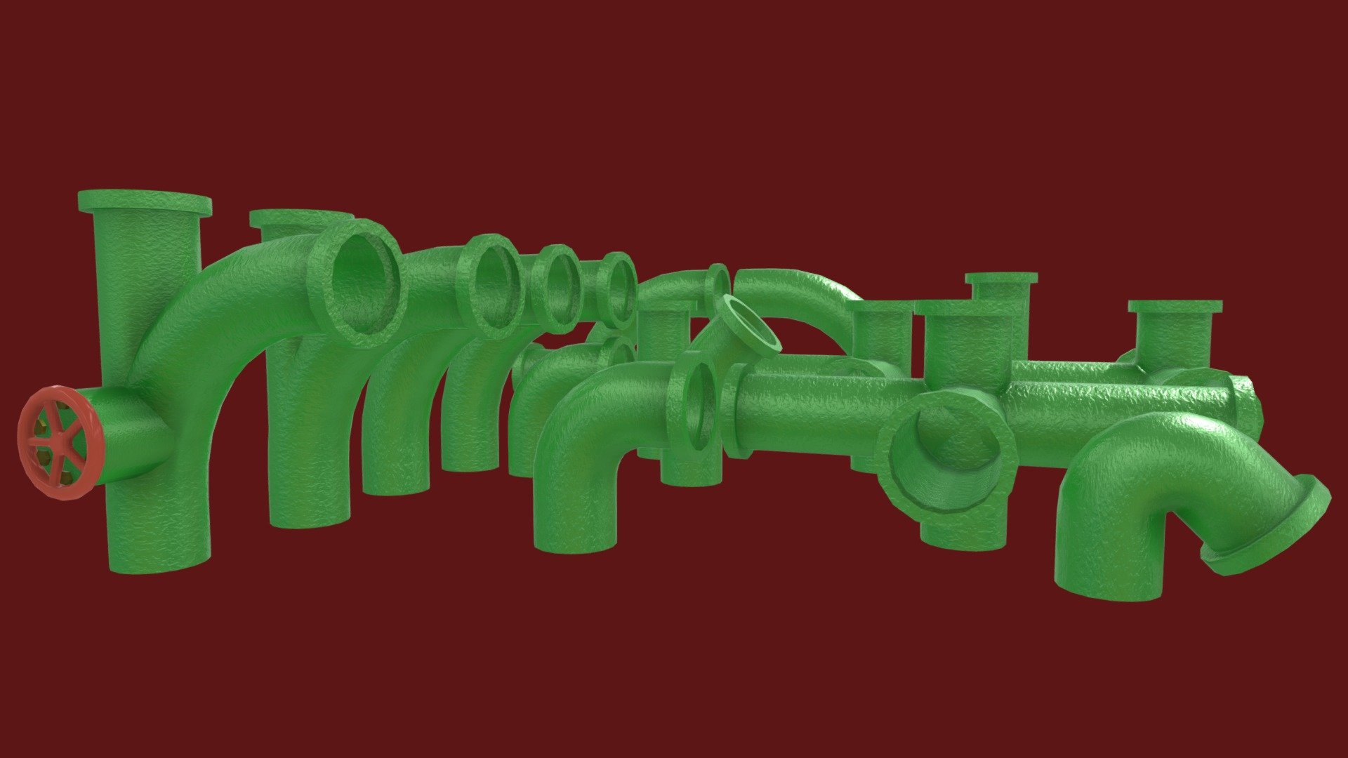 Pipe_group - 3D model by Fluffytango [a0e89bc] - Sketchfab