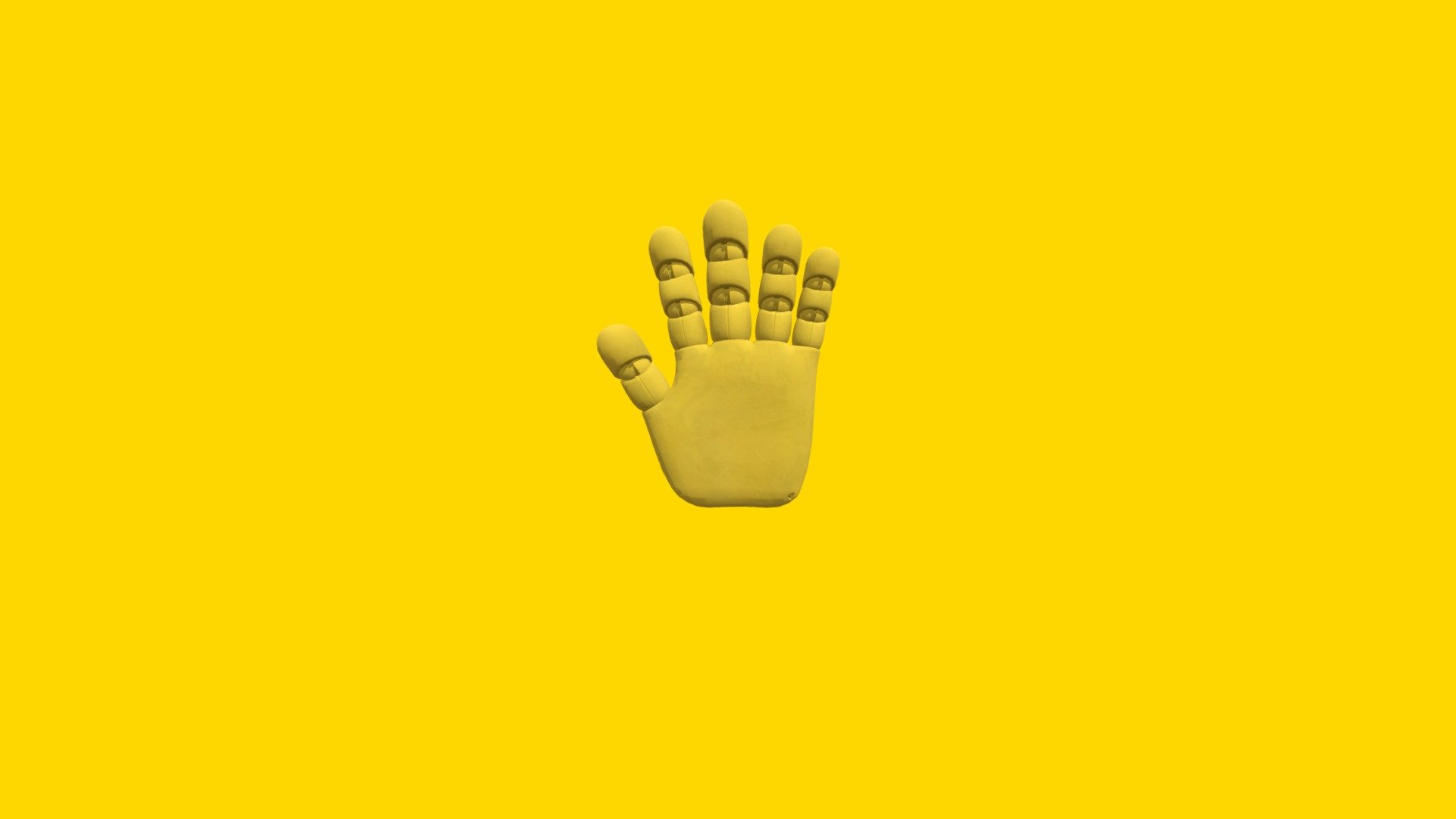 Poppy Playtime - Yellow Hand - 3D model by BloodLunar [a0e8eed] - Sketchfab
