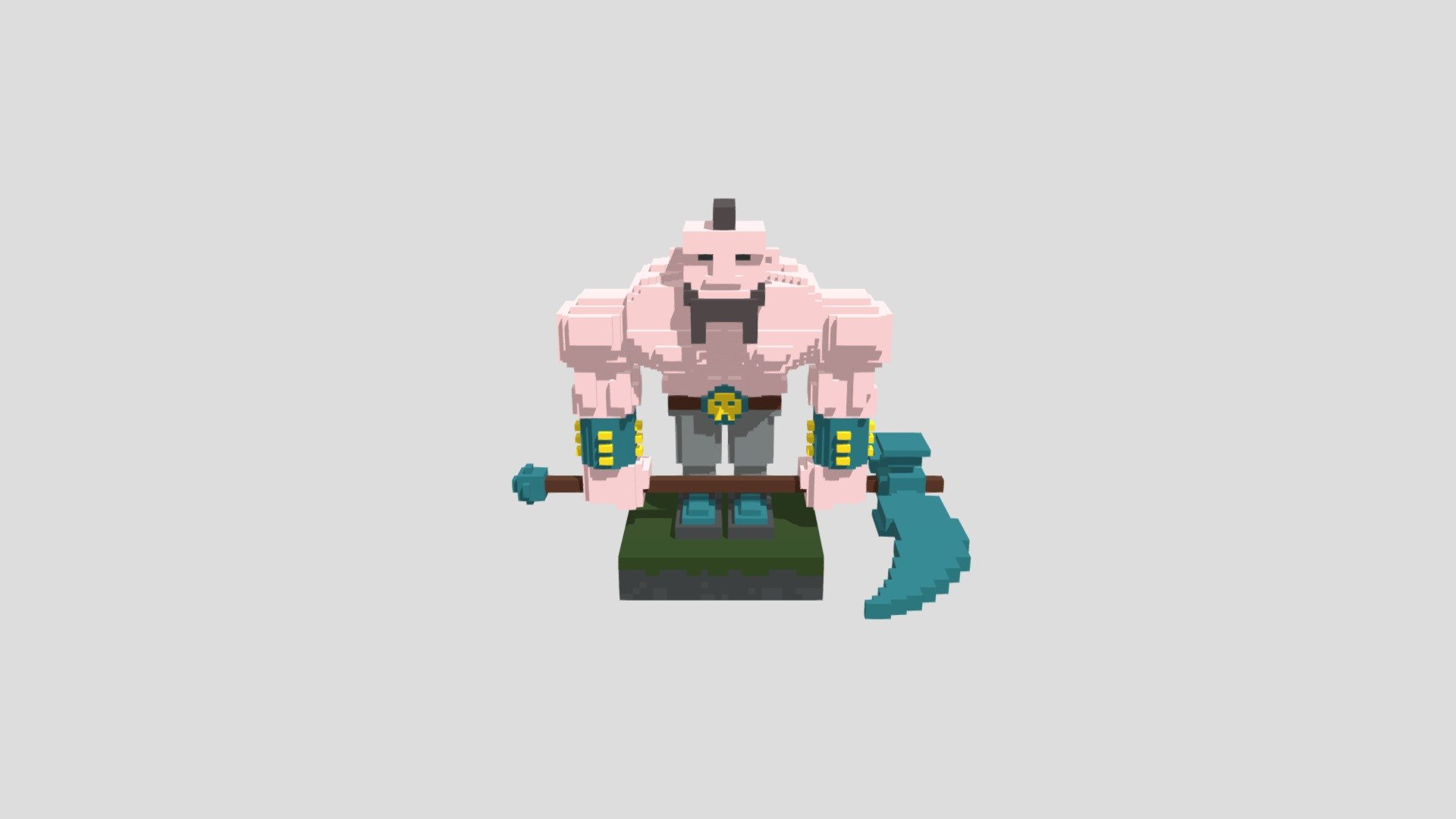 A dwarf with a scythe - 3D model by Grey_Fox [a0e95e1] - Sketchfab