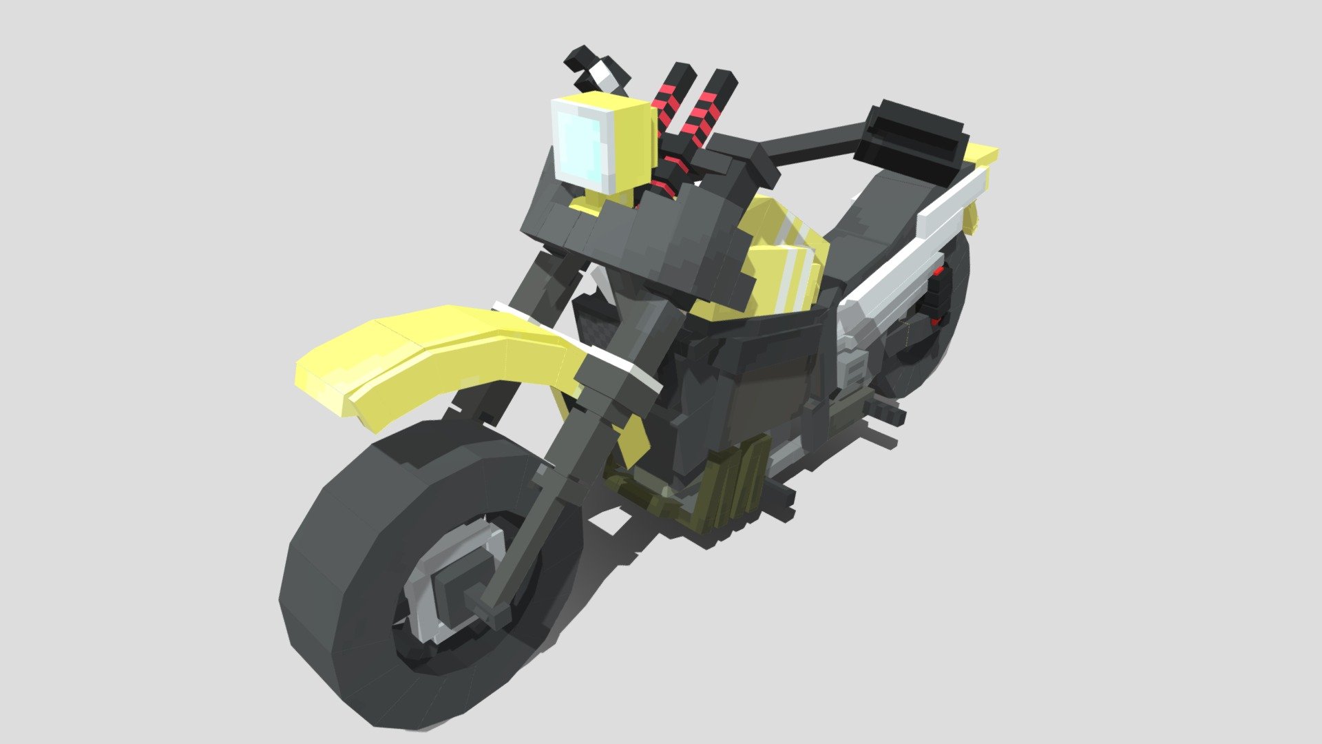 Minecraft - Motorcycle - 3D model by CuteyMei (@CuteyCang) [a0e97b0 ...