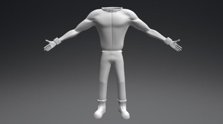 Man's Body - Download Free 3D model by Agustin Bertuzzi (@agusbm ...