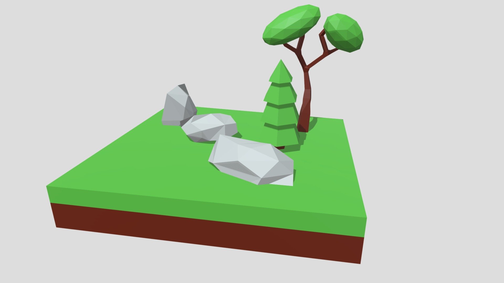 Trees diorama - Download Free 3D model by Wafelek (@wafel) [a0eb5b1 ...