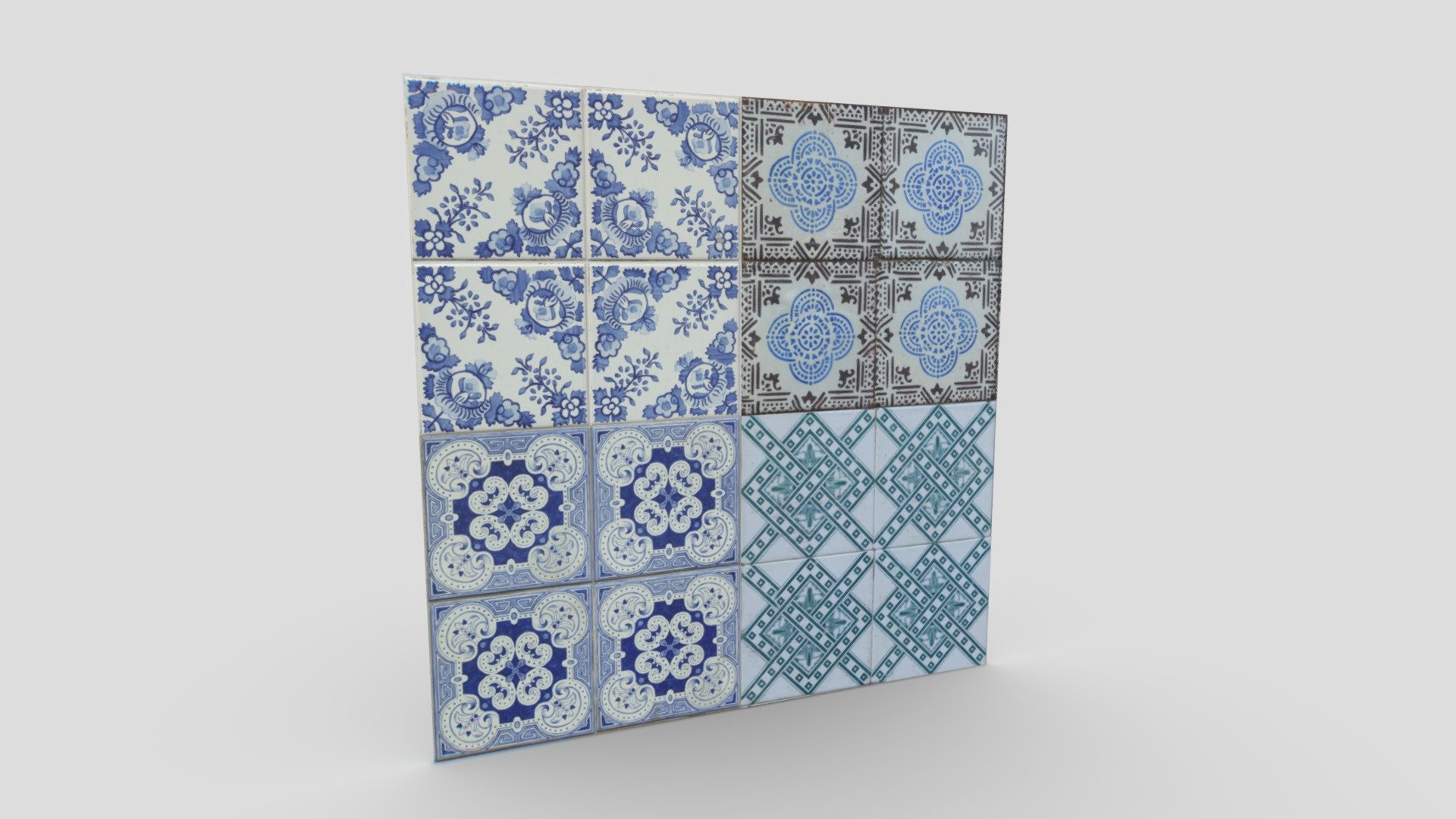 Wall and Floor Tiles Textures pack 24 - Buy Royalty Free 3D model by ...