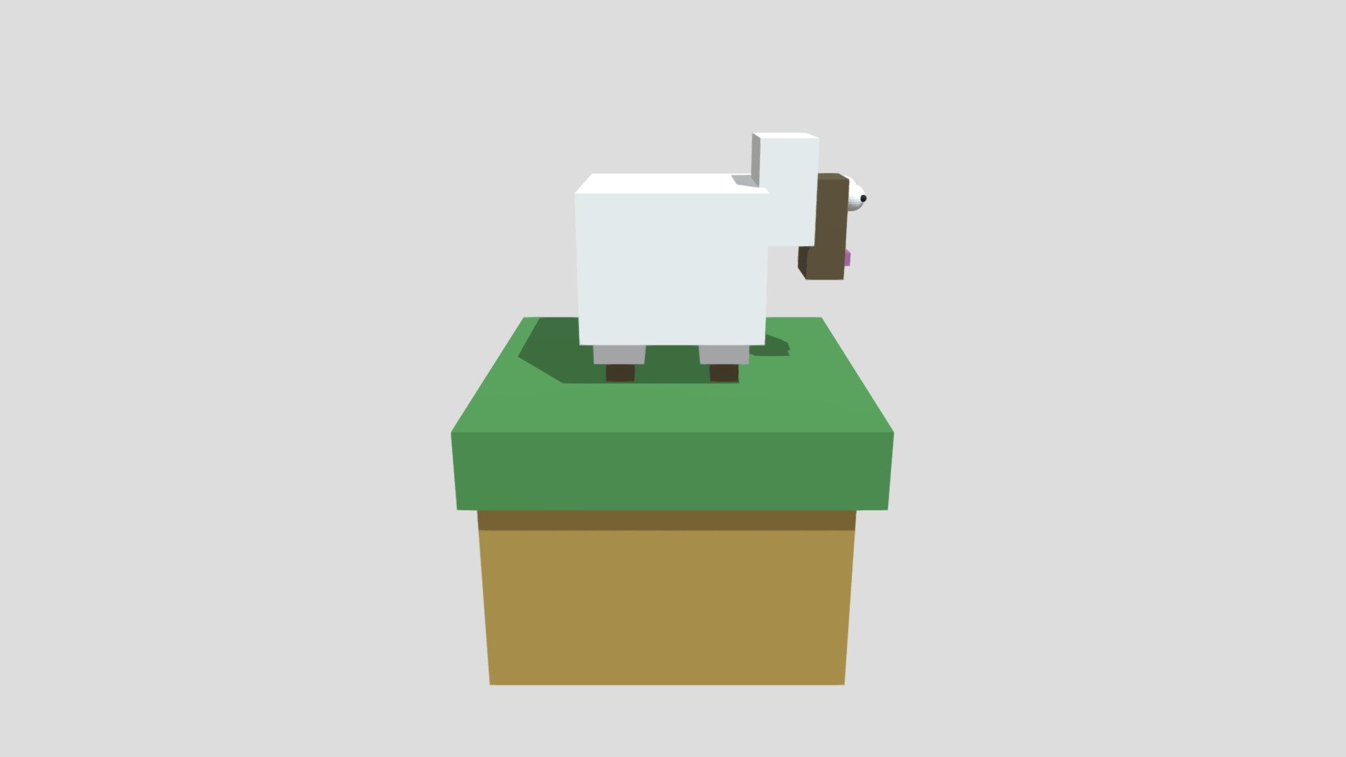 MinecraftSheep - 3D model by Ethanhyw11 [a0ed90f] - Sketchfab