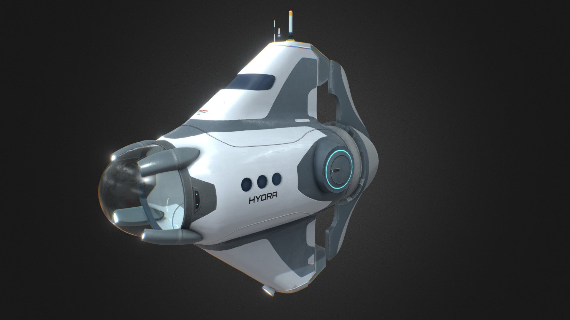 Subnautica: Hydra Submarine - Download Free 3D model by Aci (@Aci_yt ...