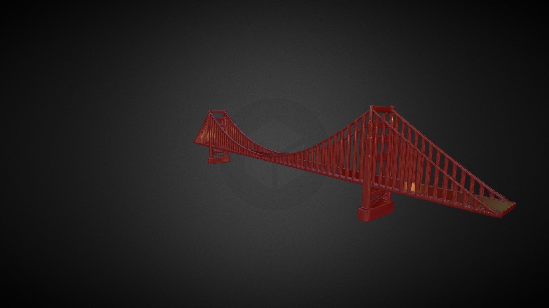 Golden Gate Bridge - Download Free 3D model by JuanG3D [a0ee5a9 ...