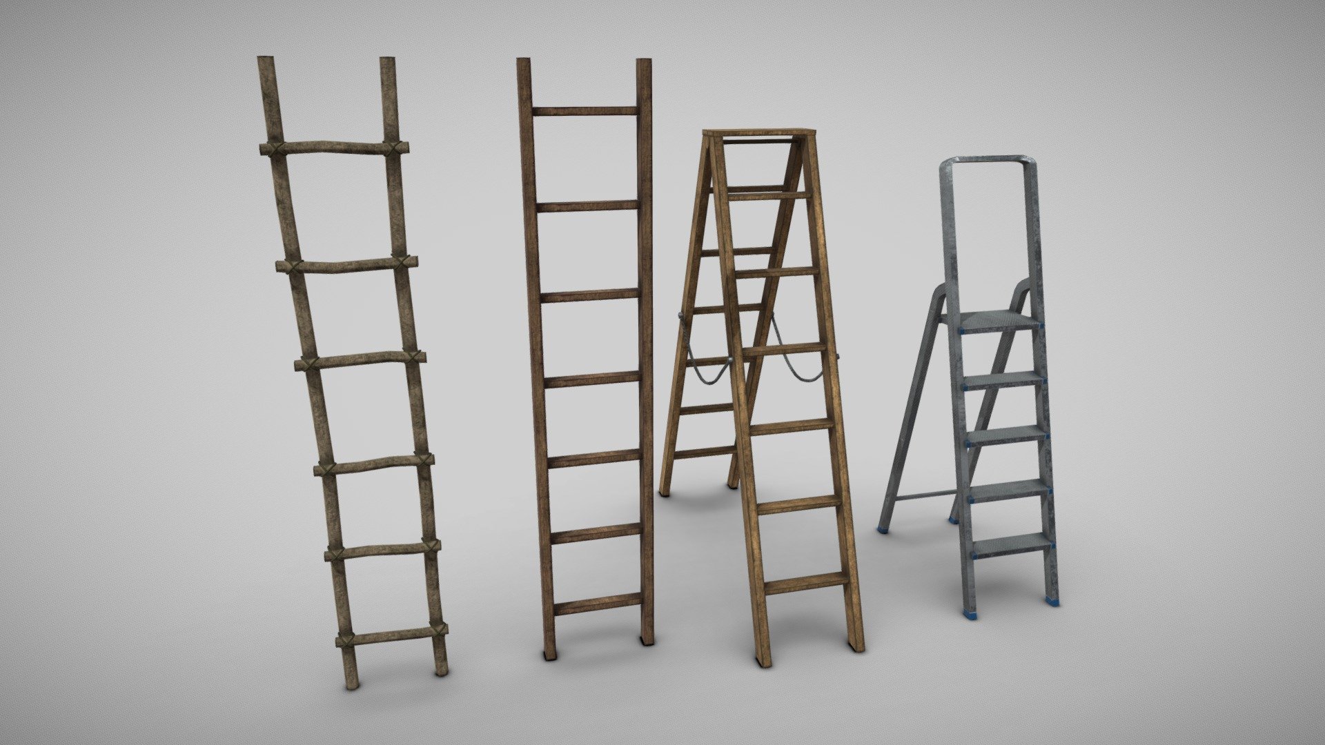 Ladder Collection - Buy Royalty Free 3D model by Elvair Lima (@elvair ...