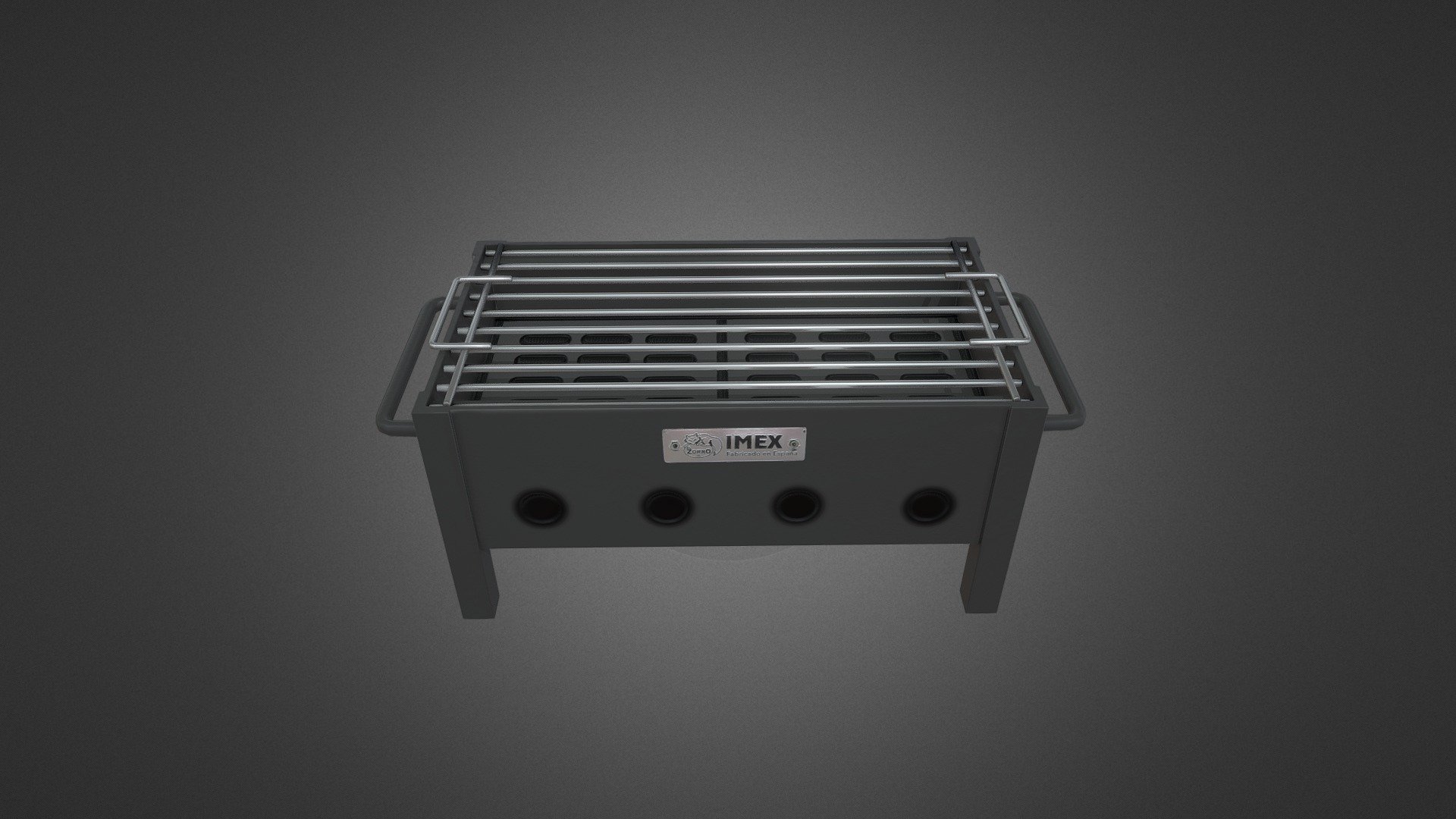 Portable Grill Low-Poly - 3D model by SergioSanvi [a0efd0c] - Sketchfab