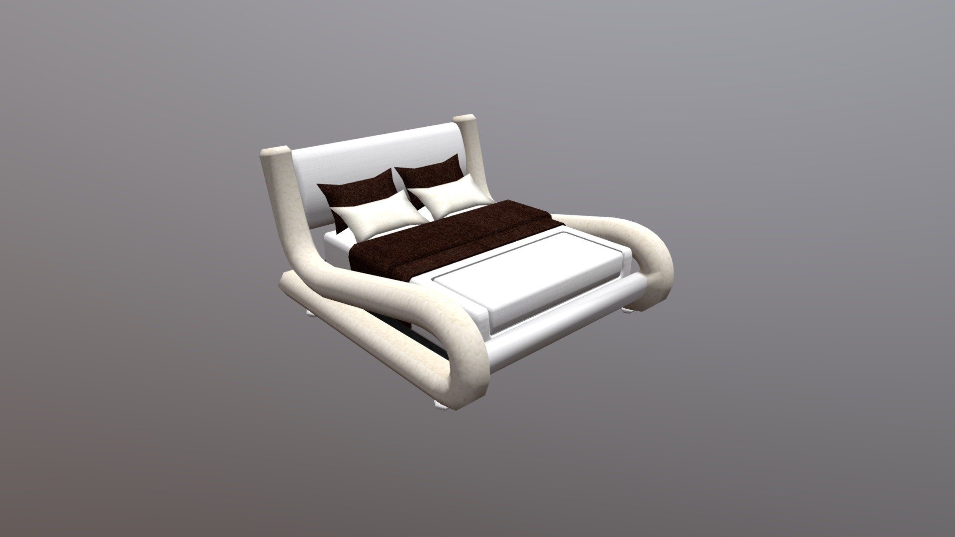 Modern Bed (but it's animated!) - 3D model by ninecirno [a0f0156 ...
