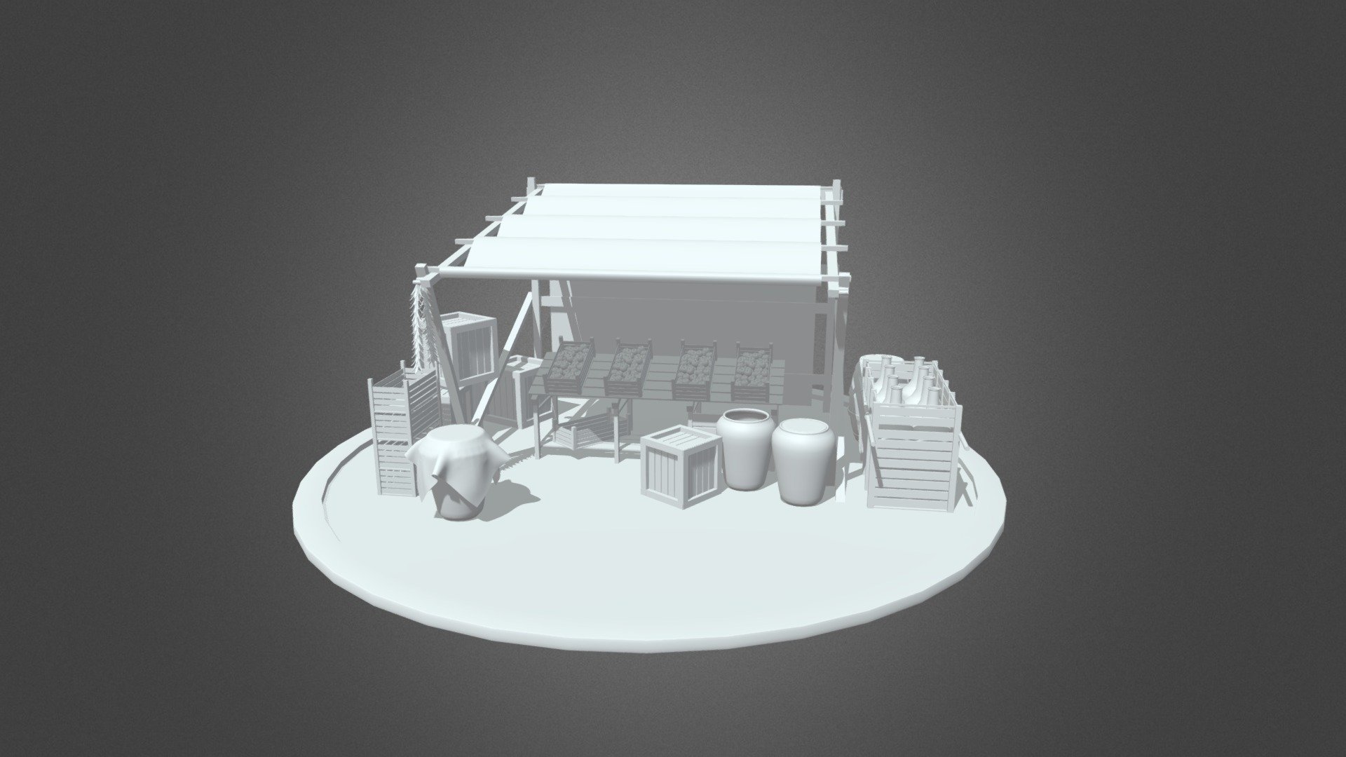 Market - Download Free 3D model by Denys_K (@den4ig1702) [a0f089f ...