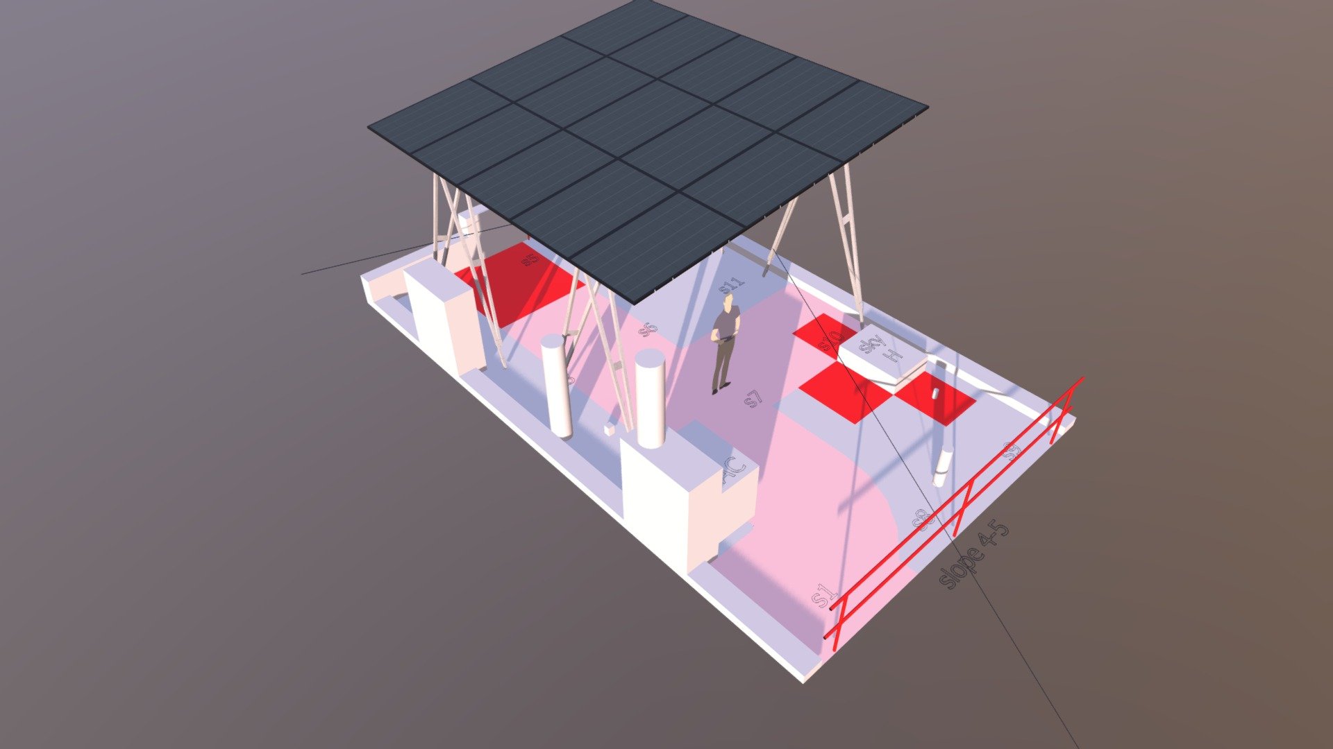 5 Dennett 15 Mod Canopy AC Moved - 3D model by brooklynsolarworks ...