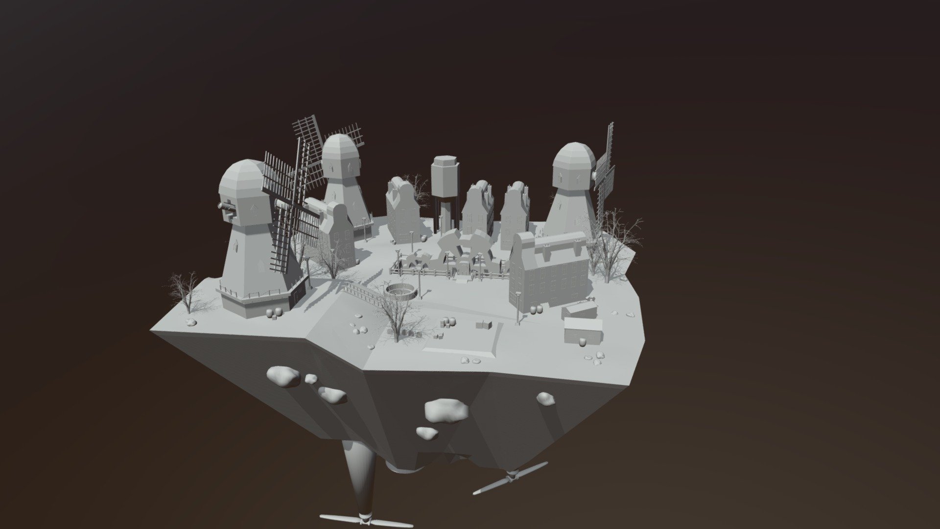 Skytown Academic Work - 3D model by IgorAlbuquerque [a0f154f] - Sketchfab