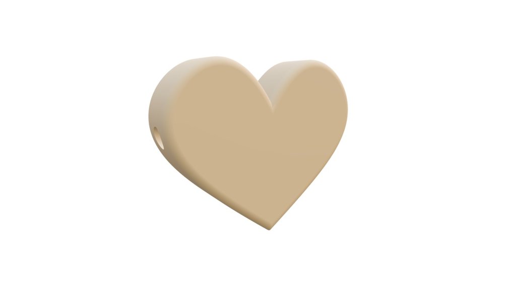 Heart Slider Pendant - 3D model by KIRAKIRA [a0f28c5] - Sketchfab