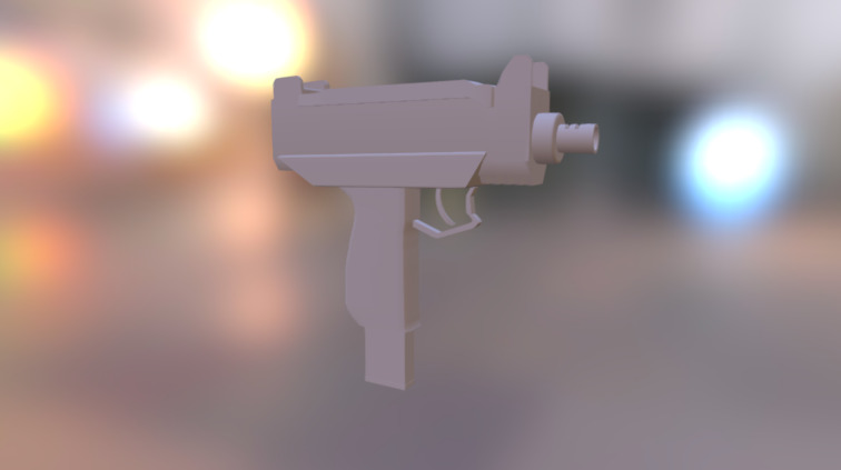 Micro Uzi - 3D model by decabus [a0f32c9] - Sketchfab