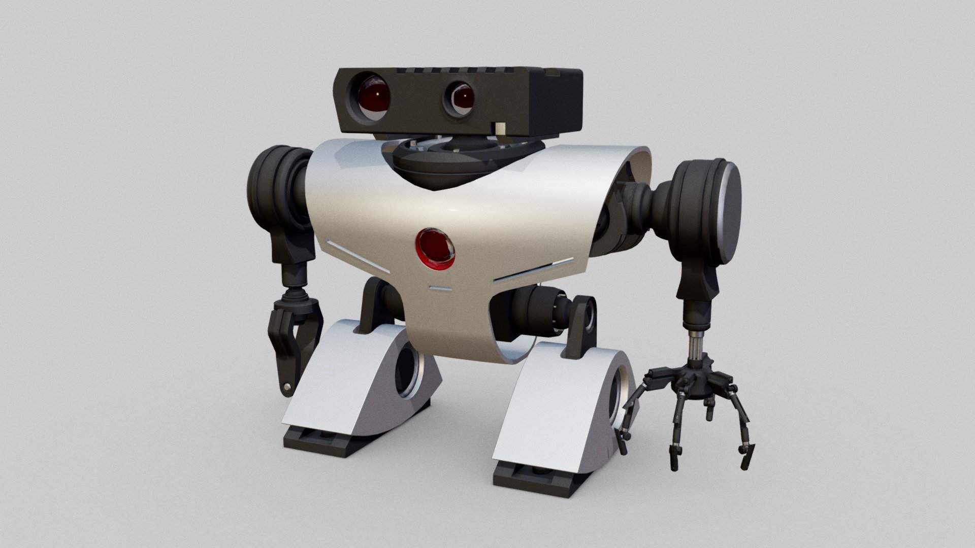 Kitbash Mini Mech - Download Free 3D model by iSteven (@OneSteven ...