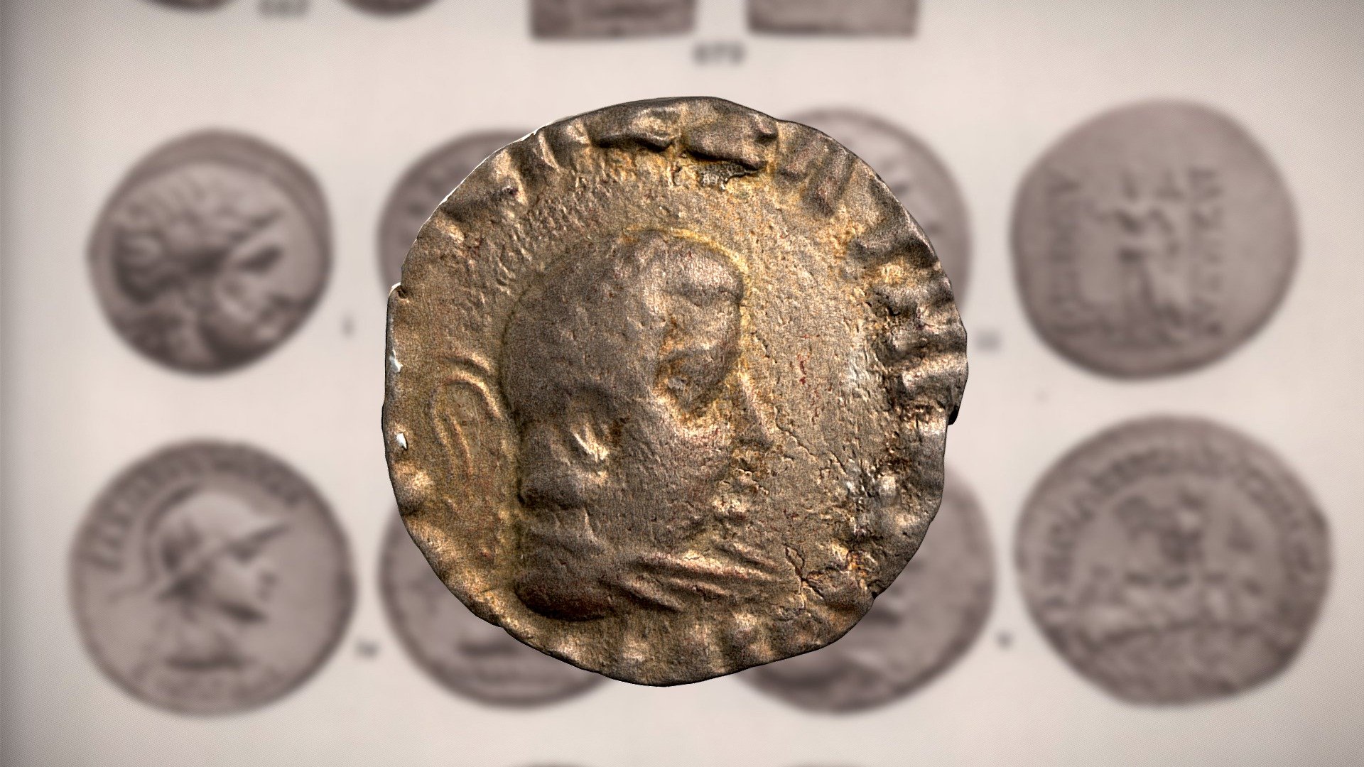 Tetradrachm of Indo-Greek King Hermaeus - Download Free 3D model by ...
