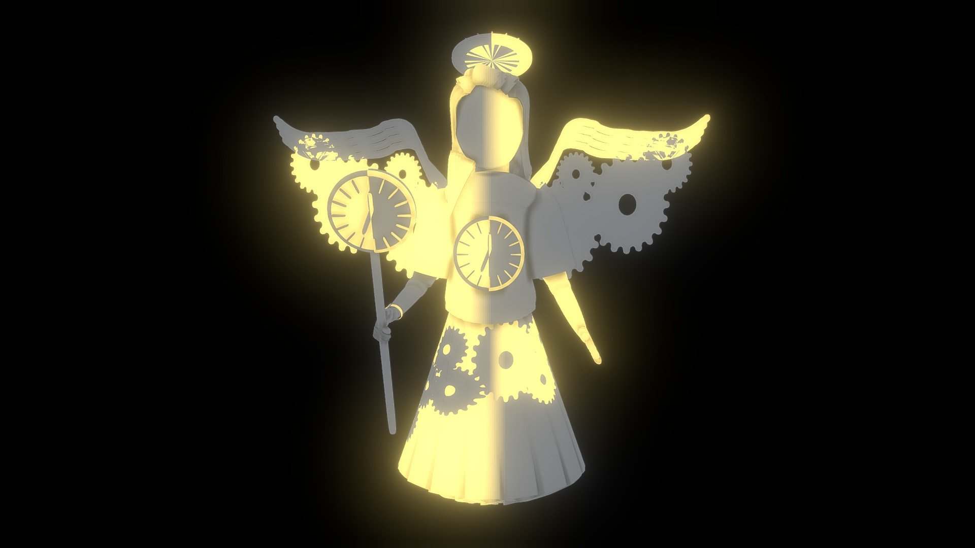 The Clockwork Angel - 3D model by CMFDesign [a0fc990] - Sketchfab