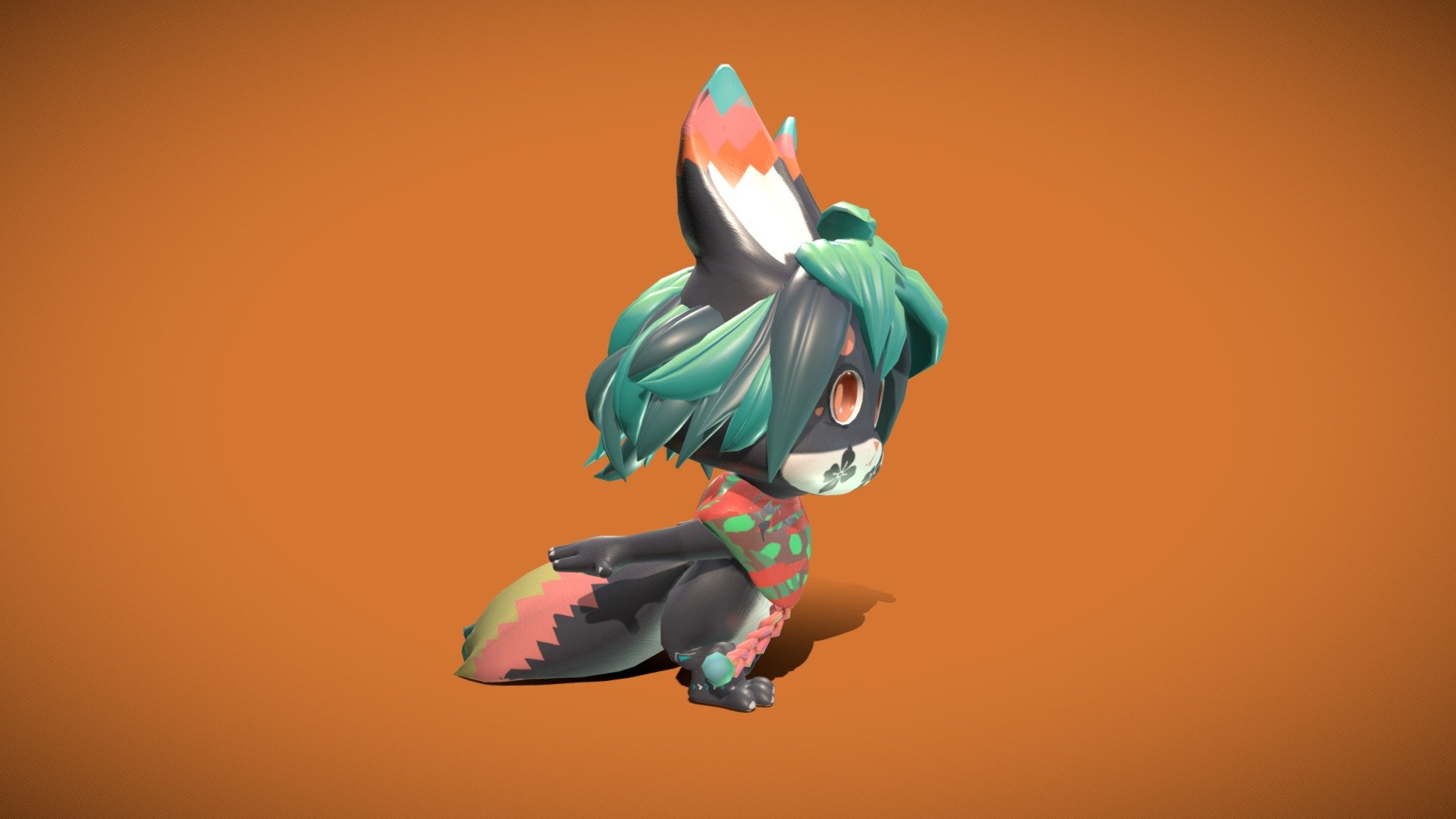 Ninja Forest Guardian - Buy Royalty Free 3D model by quetzal16 [a0fd11a ...