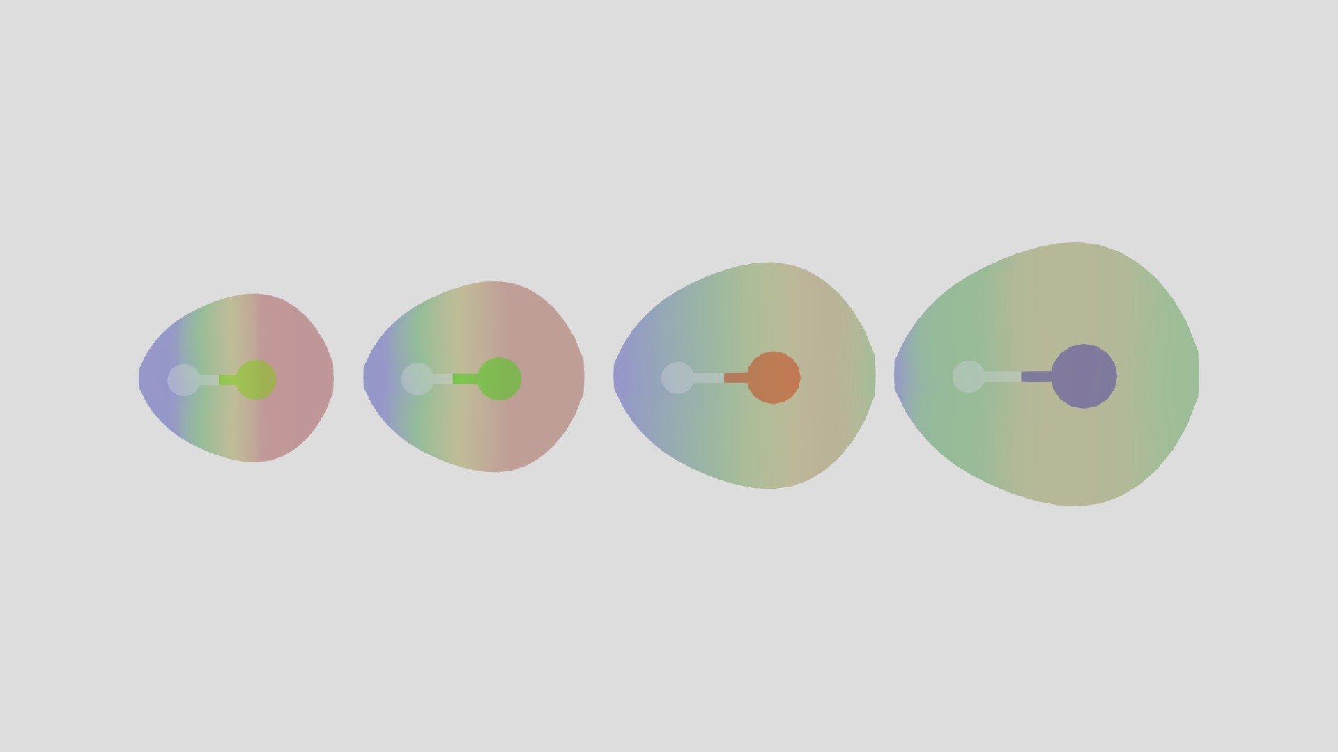 Acids HF, HCl, HBr and HI - Download Free 3D model by Vera4Art (@Elvera ...