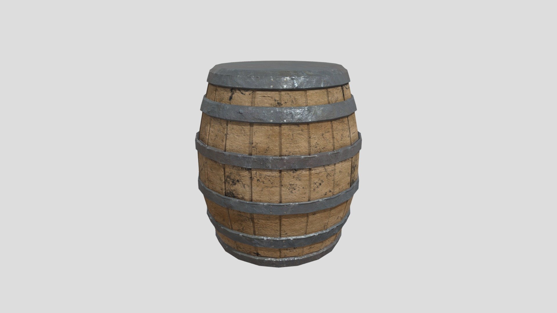 barrel - 3D model by saltyshiro [a0fdb98] - Sketchfab