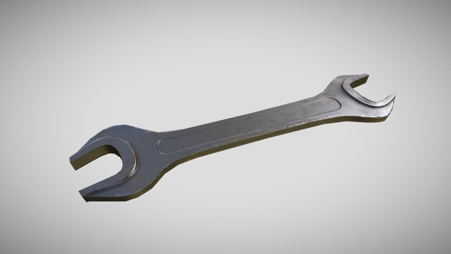Low-poly wrench - Download Free 3D model by puzogol [a0fe4b9] - Sketchfab