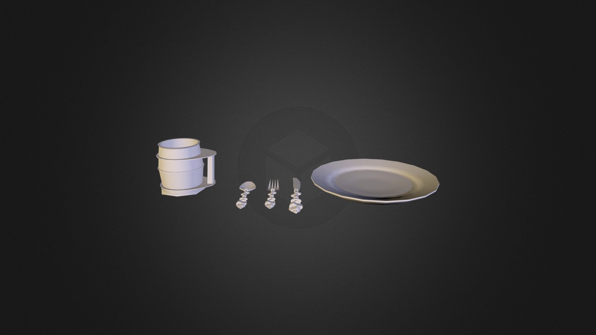 Silverware Set - 3D model by Susan Hatton (@susanhatton) [a1005d3 ...