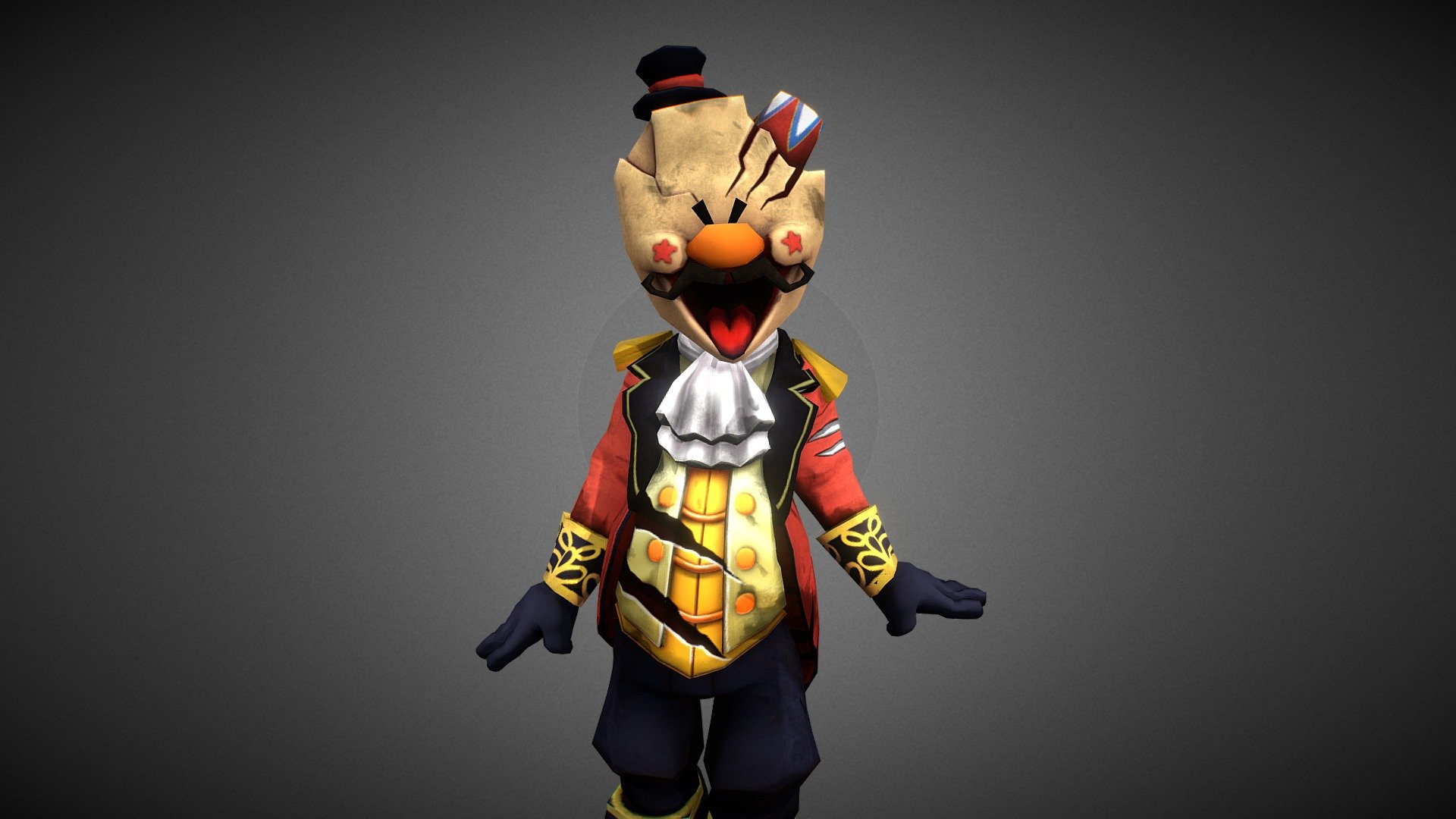 HORROR BRAWL - Rod Circus Skin - 3D model by JuanluGC [a103ed0] - Sketchfab