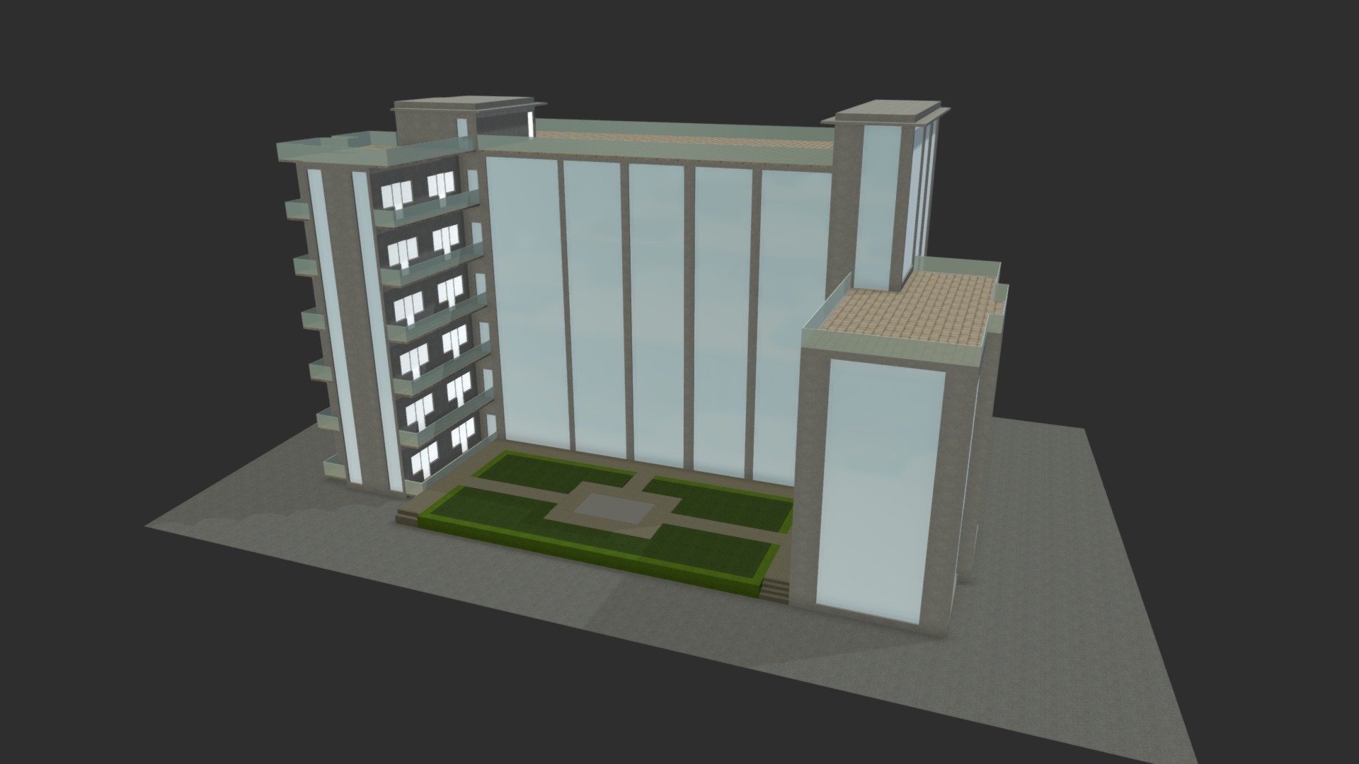 Building - 3D model by Tarun3d [a107281] - Sketchfab