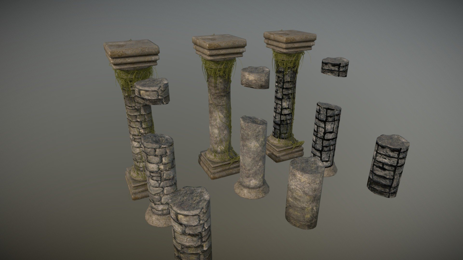 Column - 3D model by StarGames studio (@StarGamesstudio) [a1077c0 ...