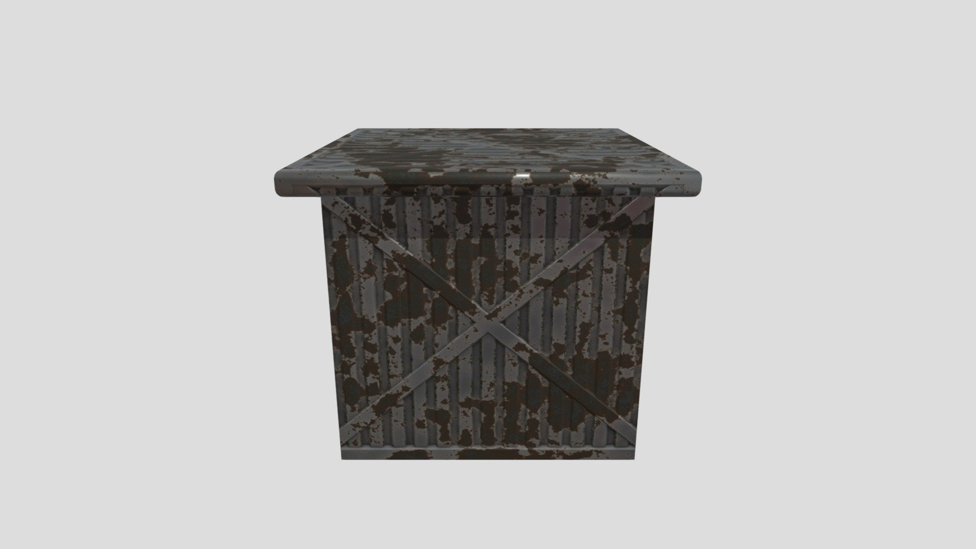 Rusted Box - Download Free 3D model by Gaurang Kakkar ...