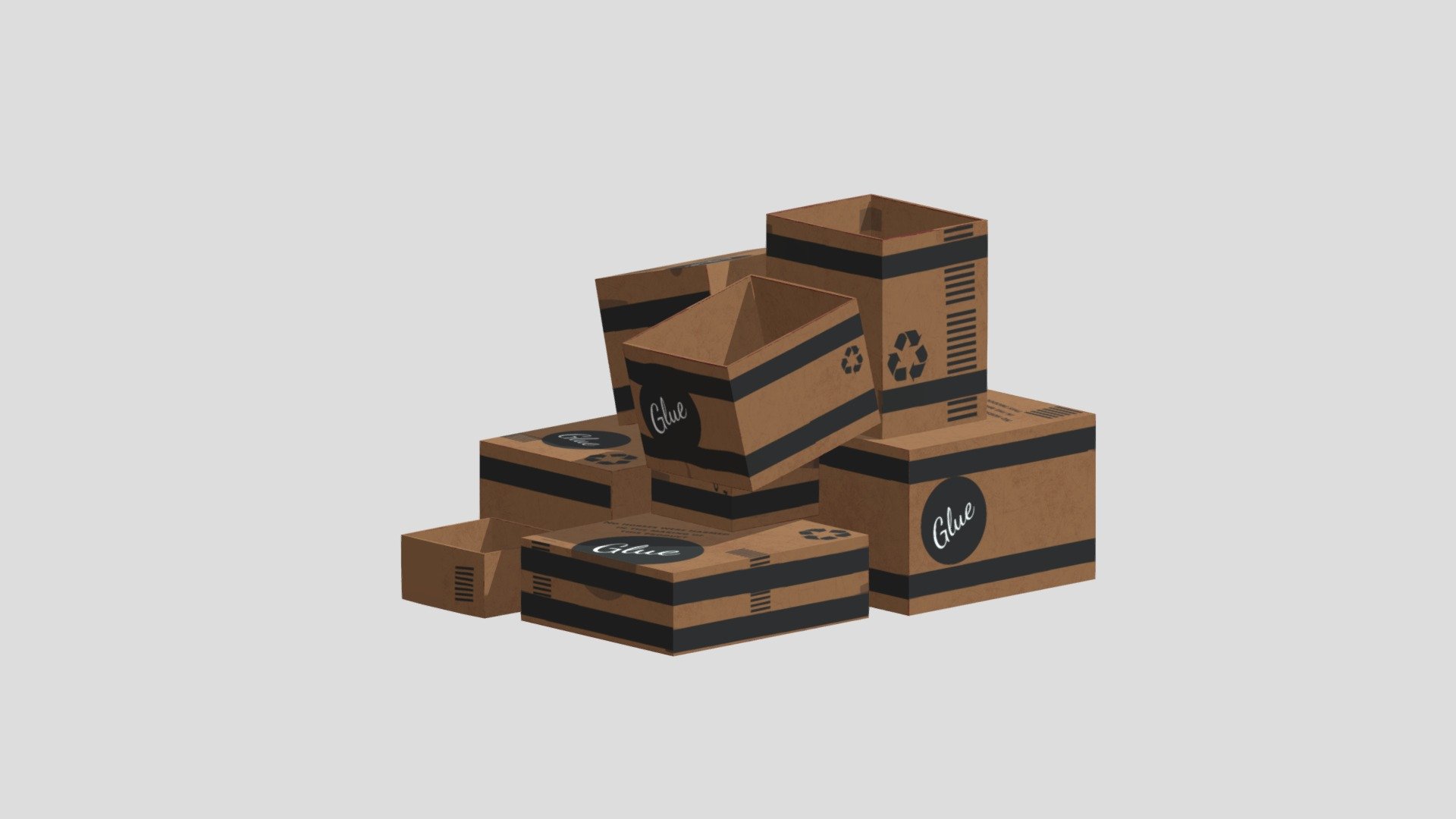 Box Tower - 3D model by EnSitron (@Urnk) [a1083ab] - Sketchfab