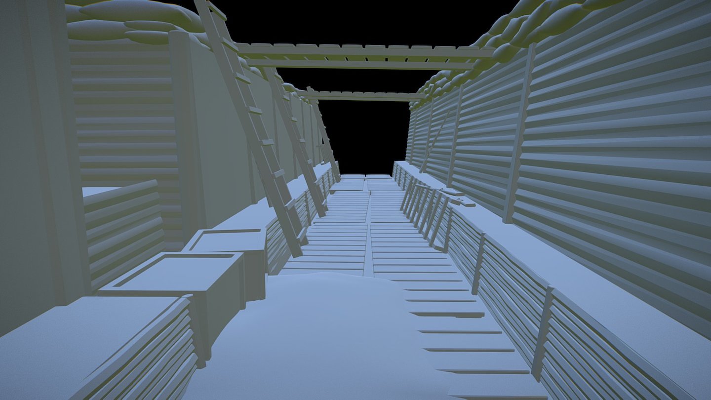 ww1 trench - 3D model by jameshughdalton [a10c076] - Sketchfab