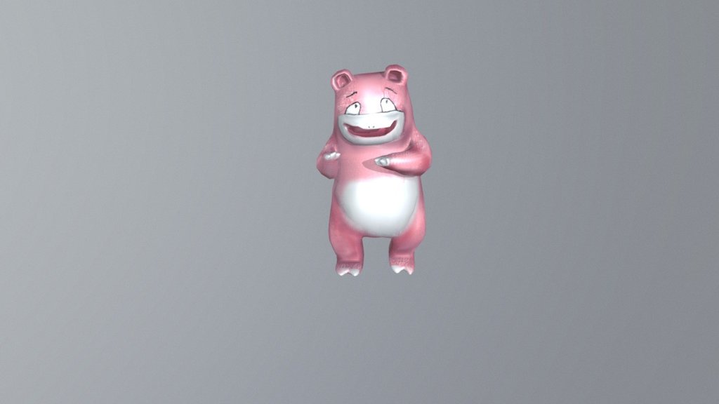 Slowpoke - 3D model by createkate [a10c699] - Sketchfab
